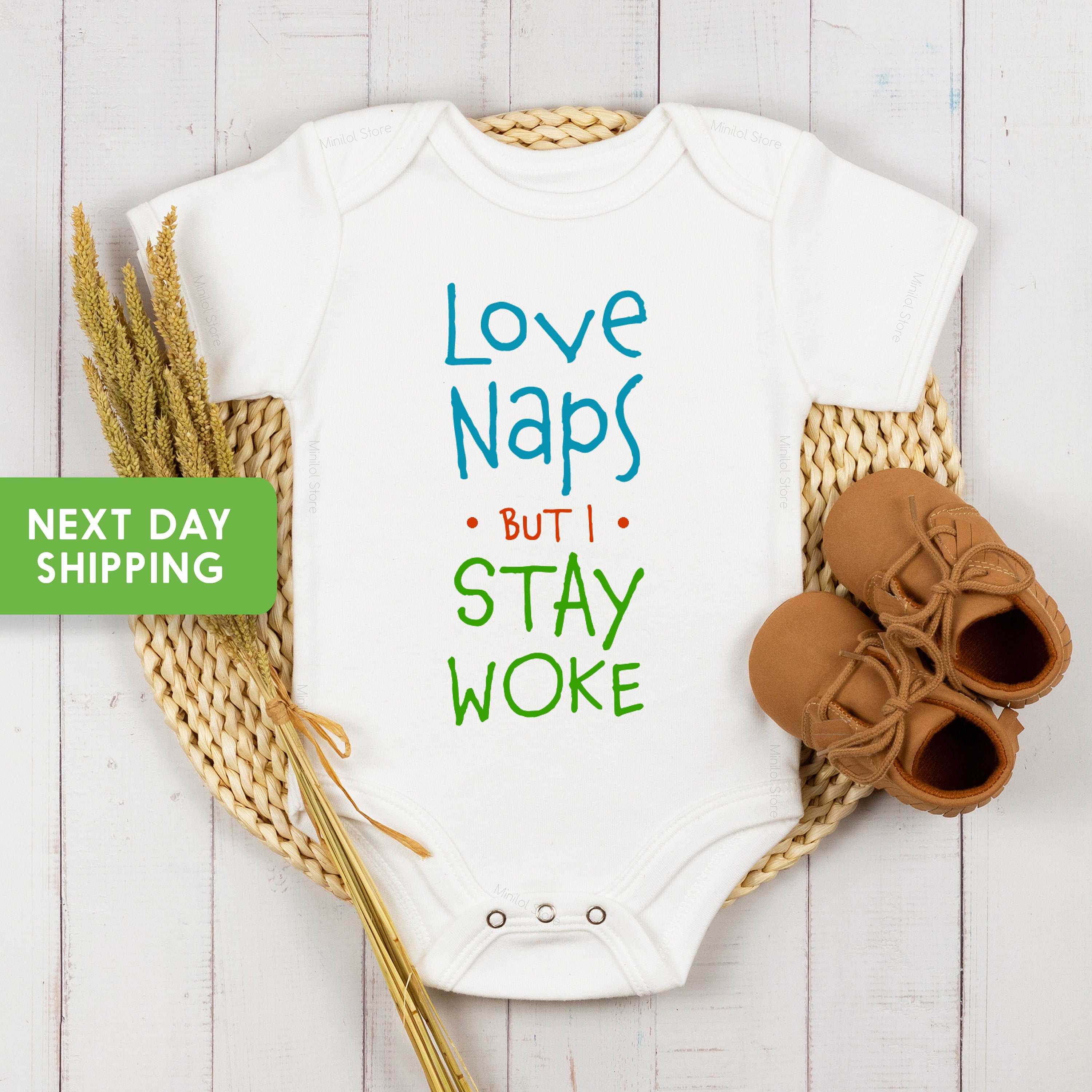 Bella Canvas with Love Naps But I Stay Woke, Funny, Newborncute Cool ...