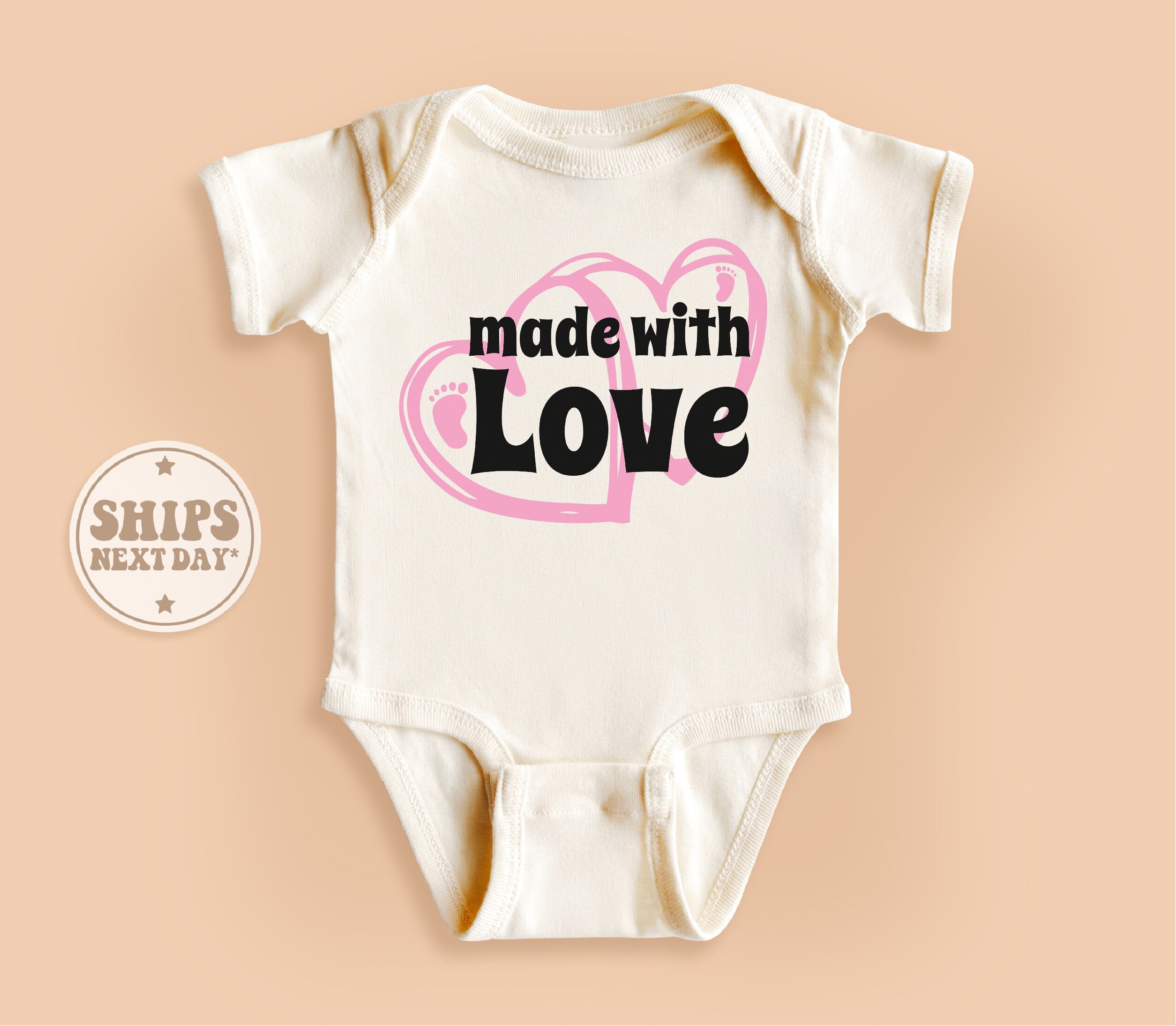 Bella Canvas with Made With Love, Ivf, Natural Miracle, Heart Cute and ...