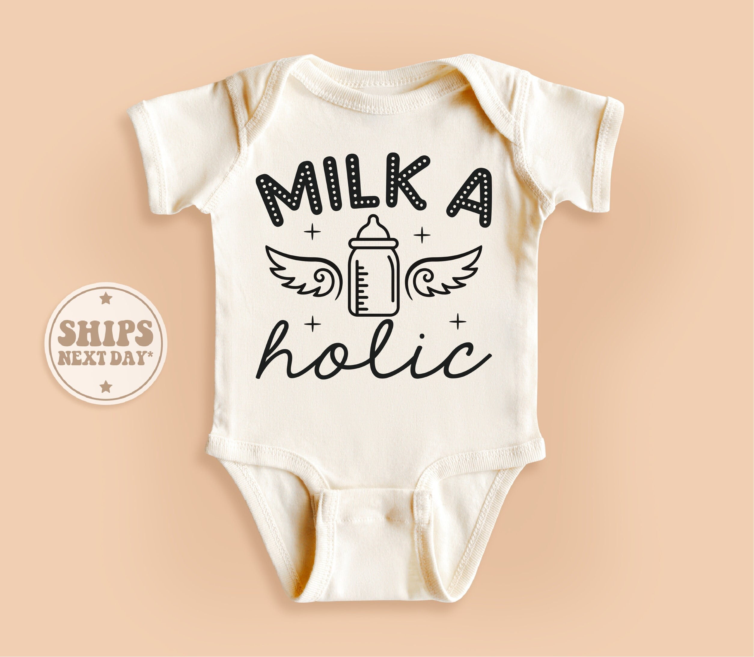 Bella Canvas with Milk A Holic, Milk Bottle, Milk Lover, Kid Gifts Cute ...