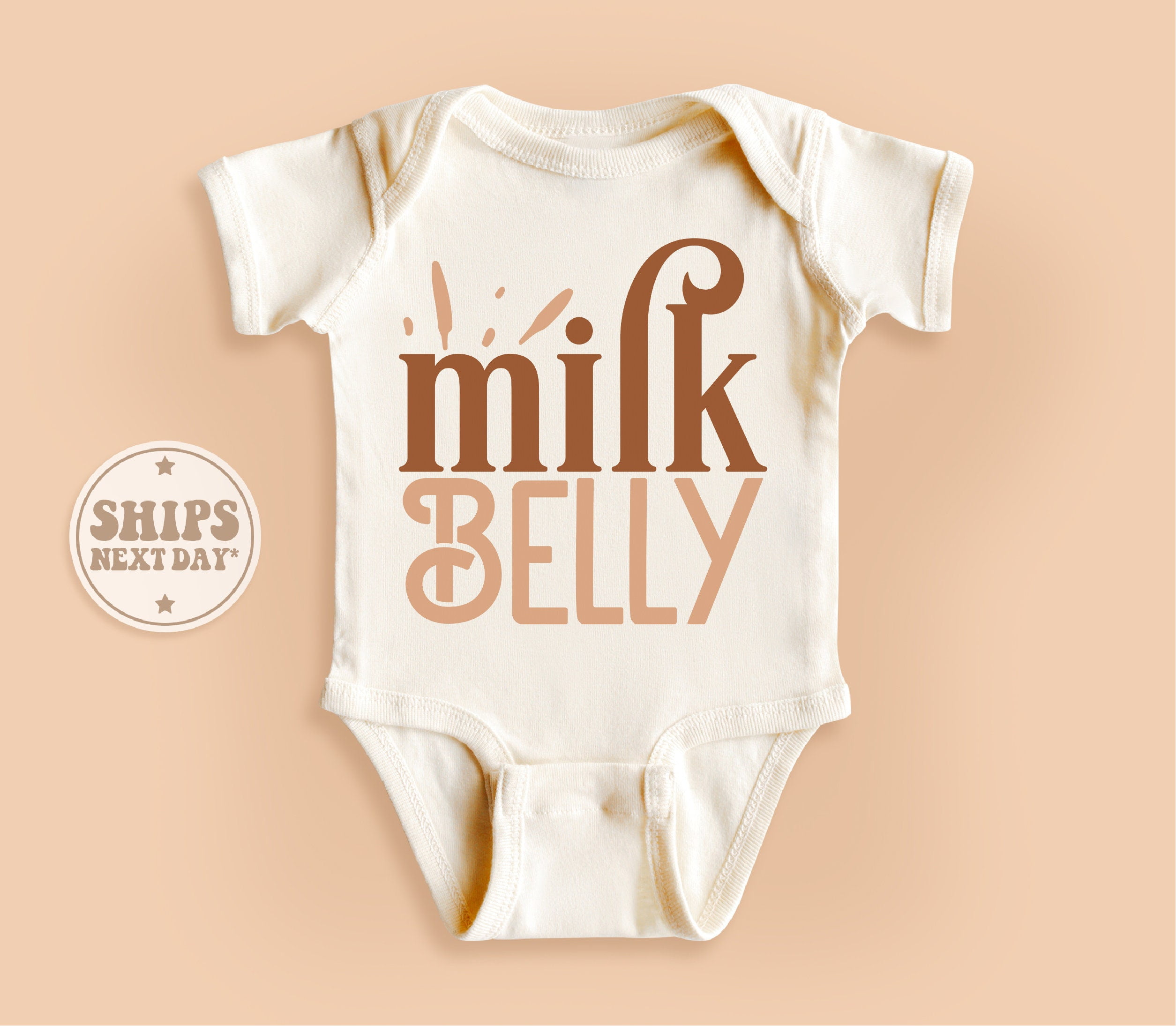 Bella Canvas with Milk Belly, Funny Milk Drinking, Vintage Natural ...
