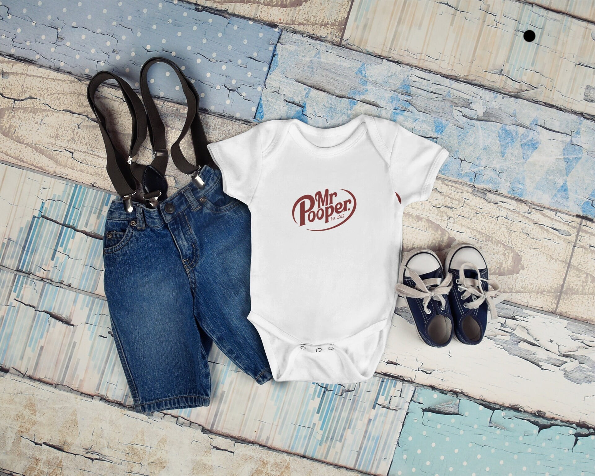Bella Canvas with Mr. Pooper, Baby Boy, Party Pooper, Baby Pooper Body ...