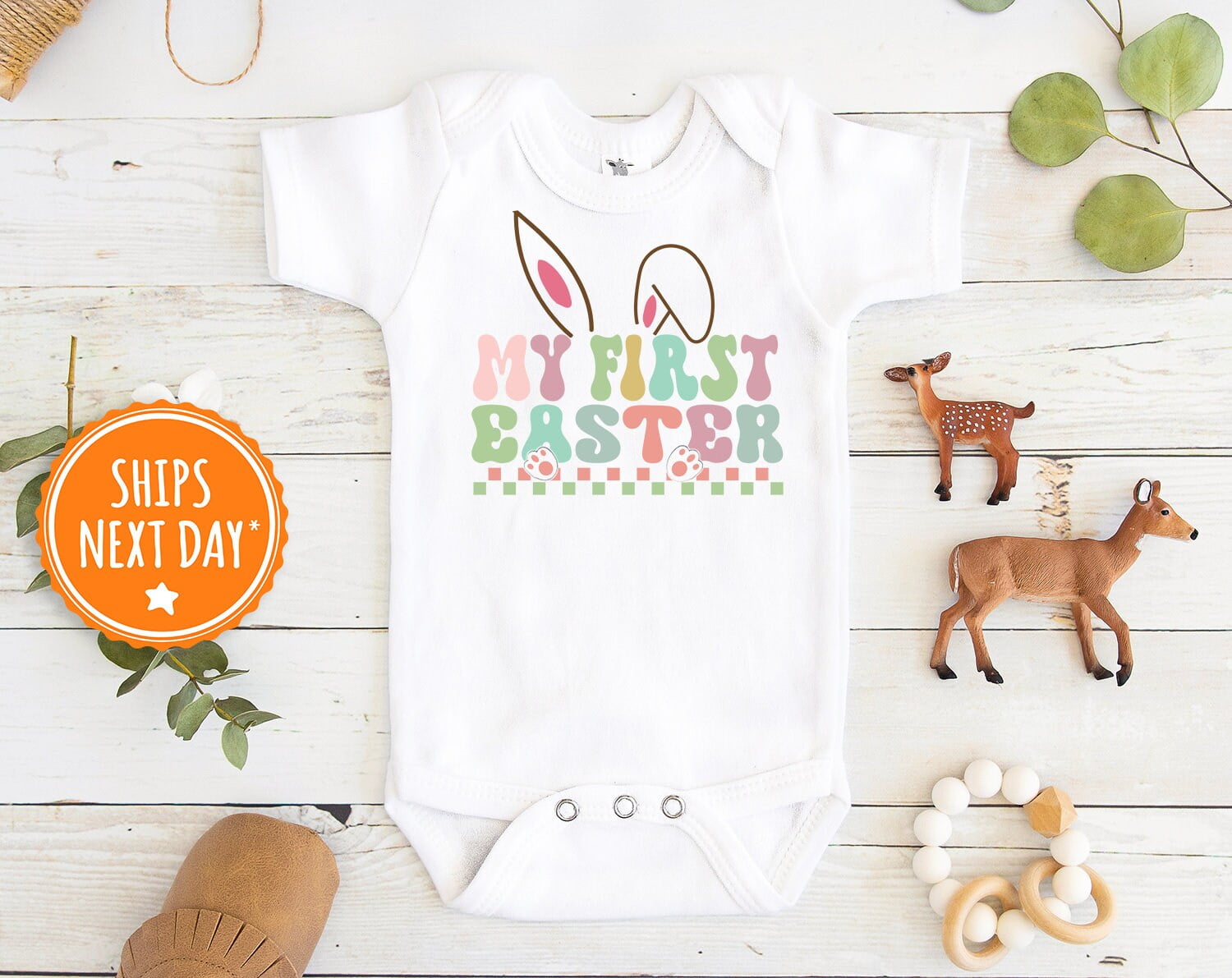Bella Canvas with My First Easter, 1St Easter, Cute Easter Baby Gift ...
