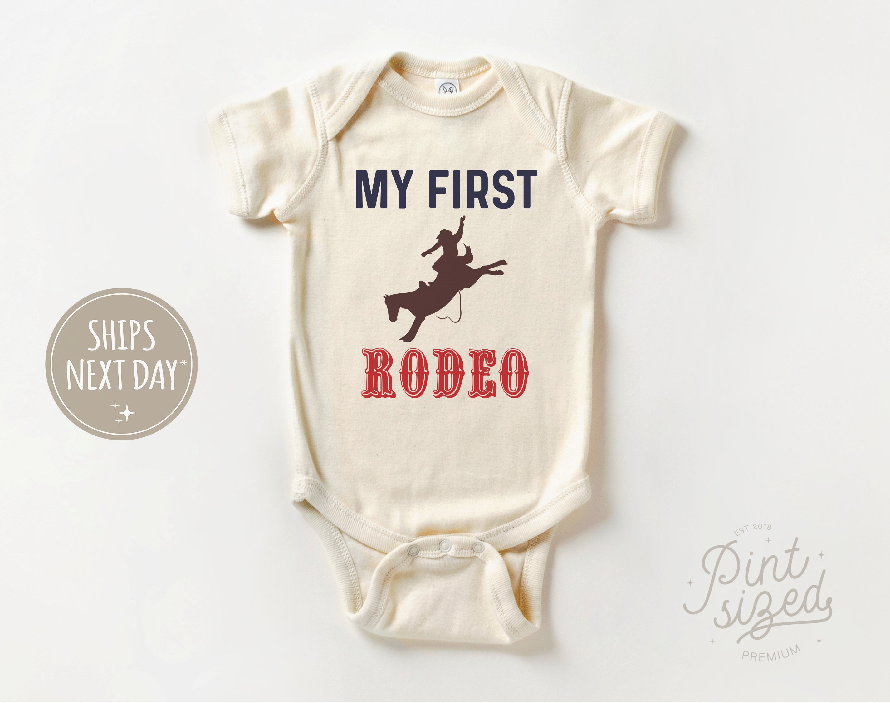 Bella Canvas with My First Rodeo, Cowboy, Western Cute Baby Boy or Girl ...