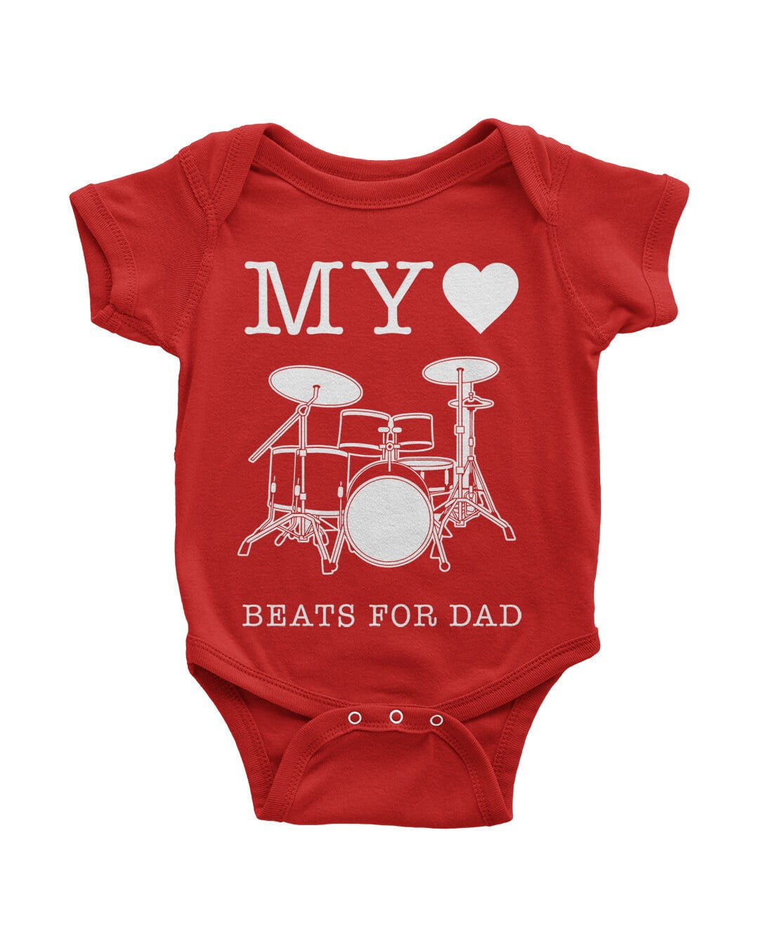Bella Canvas with My Heart Beats For Dad - Baby Infant Cool Baby ...