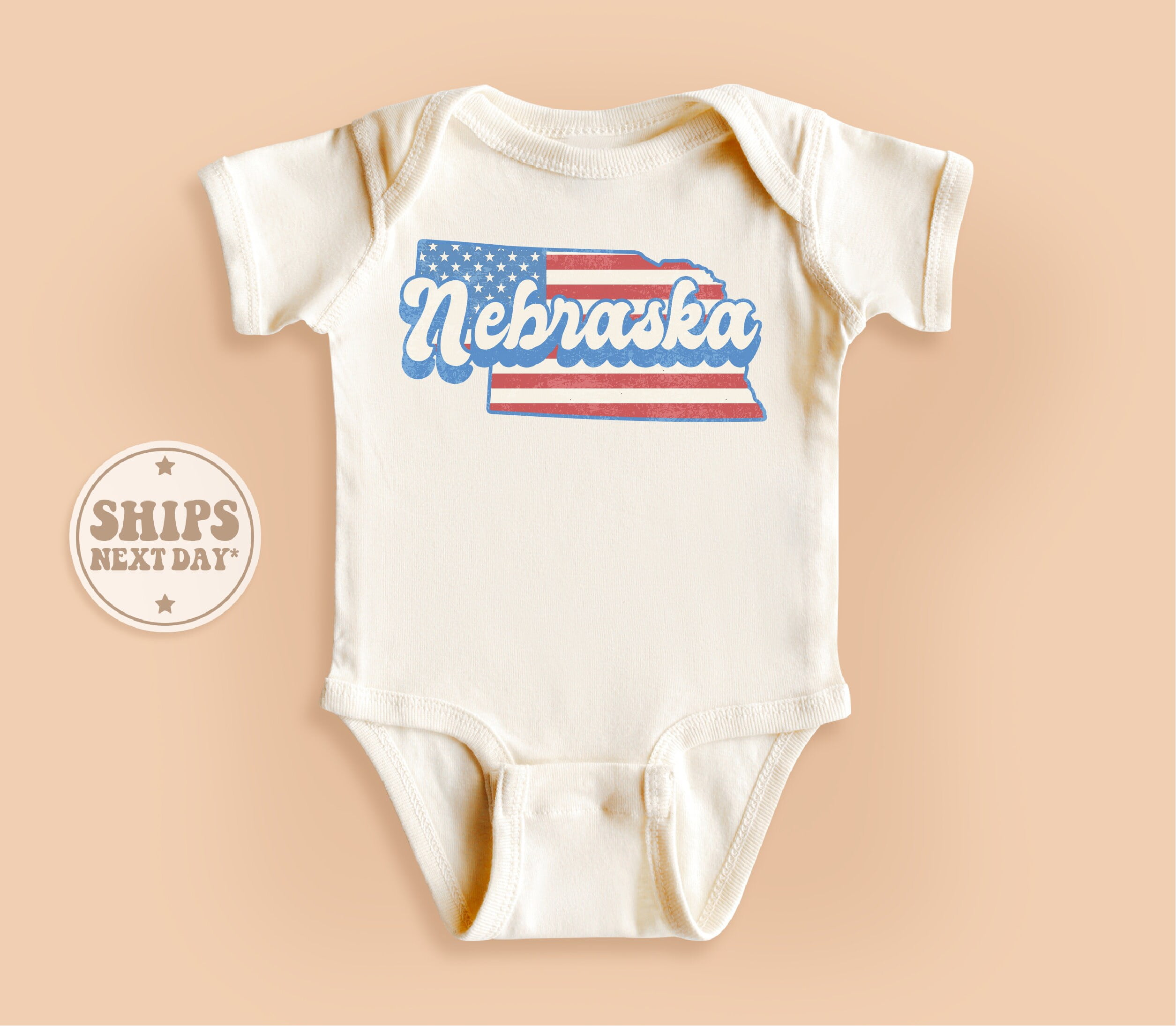 Bella Canvas with Nebraska State, Nebraska, Retro Natural, Patriotic ...