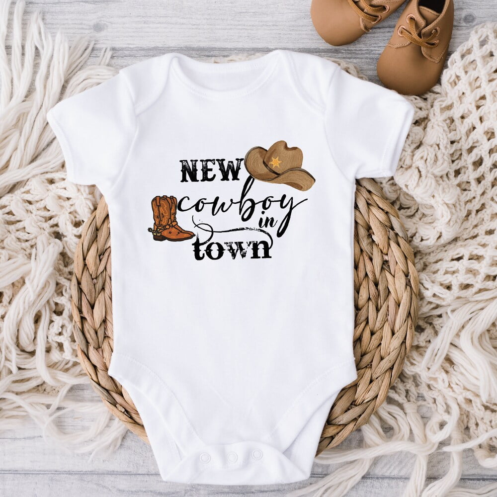 Bella Canvas with New Cowboy In Town, Cowboy Rodeo, Cute Rodeo Kids ...