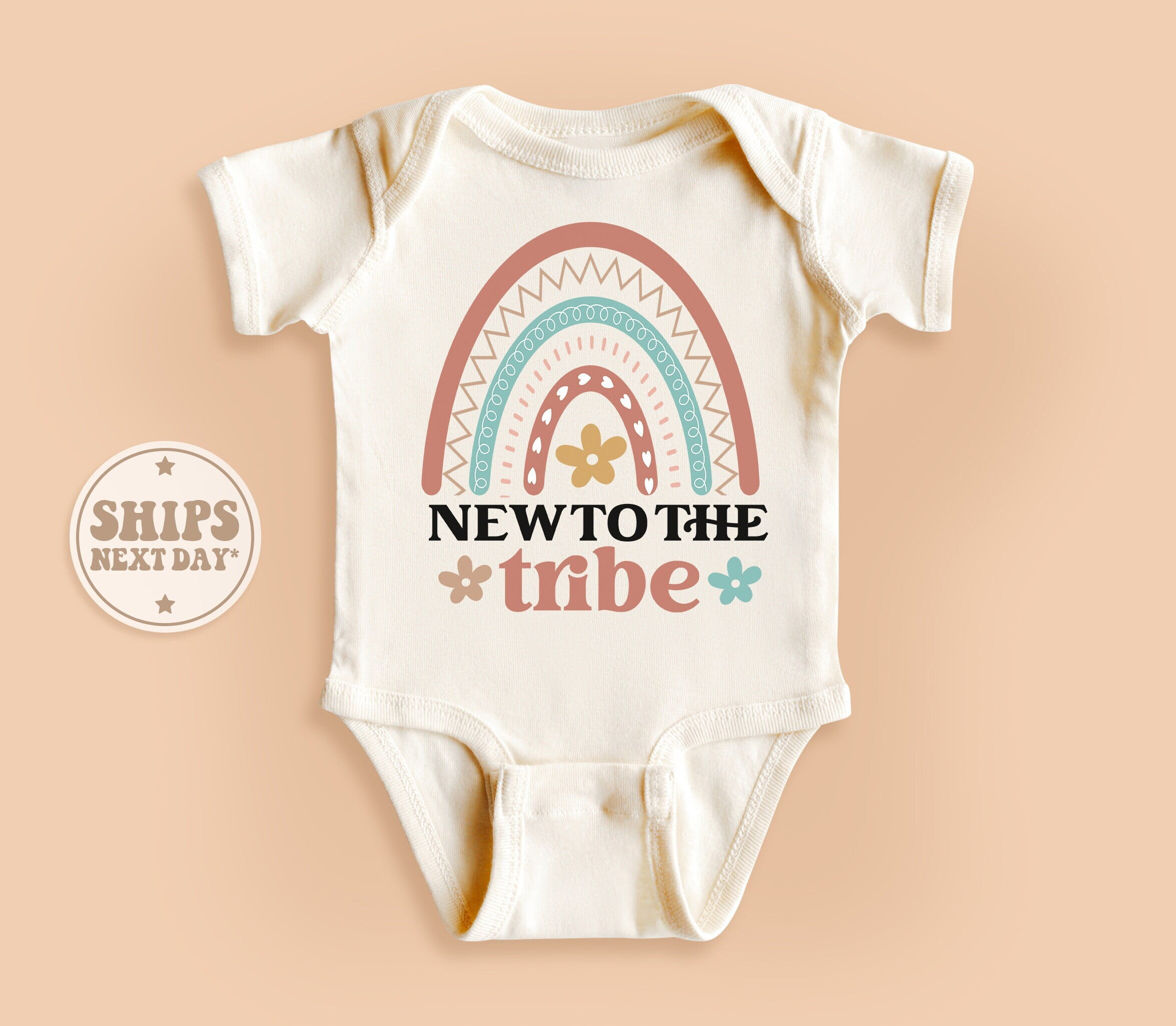 Bella Canvas with New To The Tribe, Pregnancy Announcement, New Baby ...