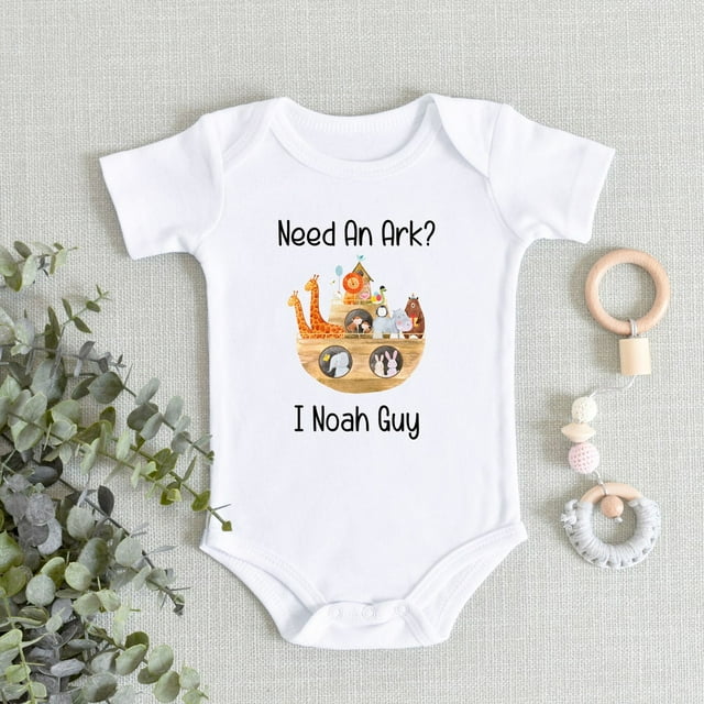 Bella Canvas with Noah'S Ark, I Noah Guy, Cute Religious Baby, Bible ...