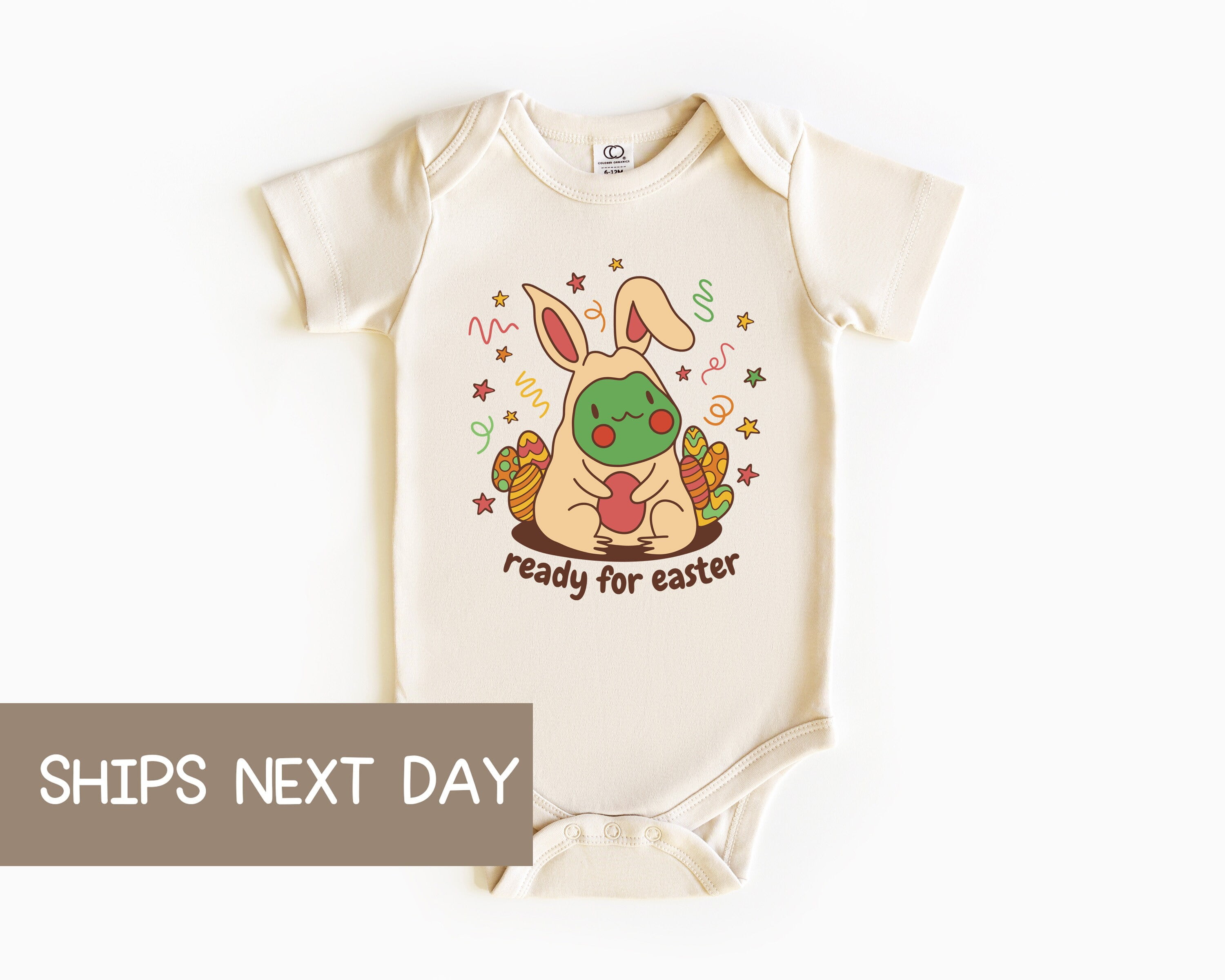 Bella Canvas with Ready For Easter, Easter Frog, Easter Natural . Cute ...