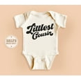 Bella Canvas with Retro Littlest Cousin, Baby Gift, Littlest Cousin, Lil Cousin, New Cute and ...