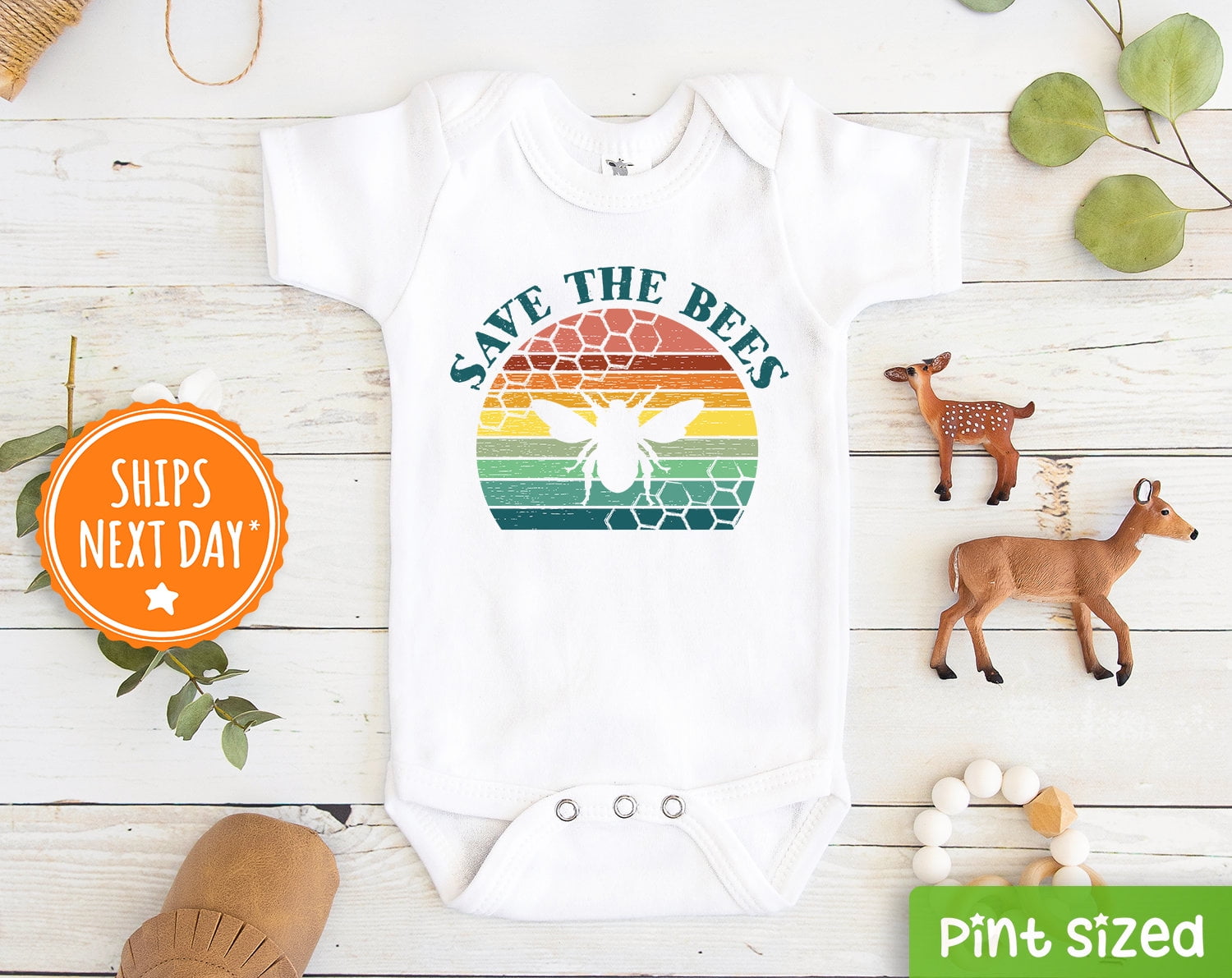 Bella Canvas with Save The Bees, Baby Girl, Baby Boy, Bees, Bees Themed ...