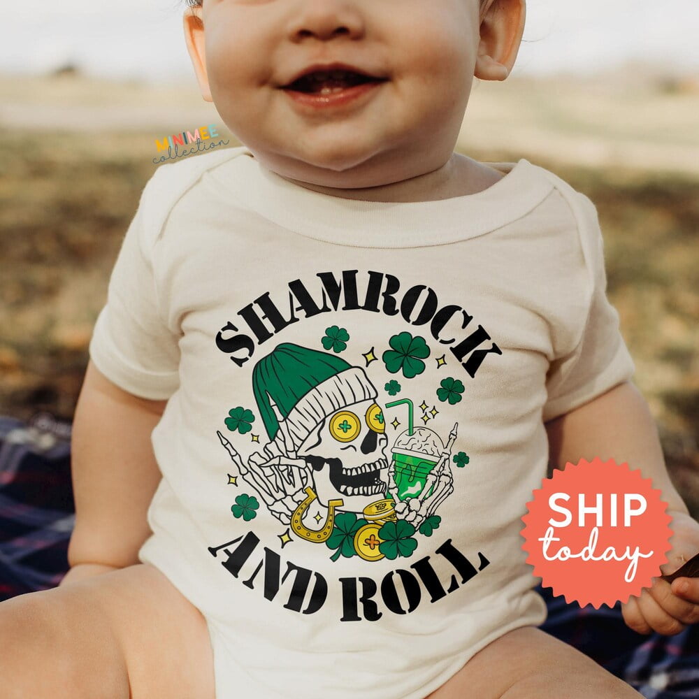 Bella Canvas with Shamrock And Roll, St. Patrick'S Day Outfit, Funny ...