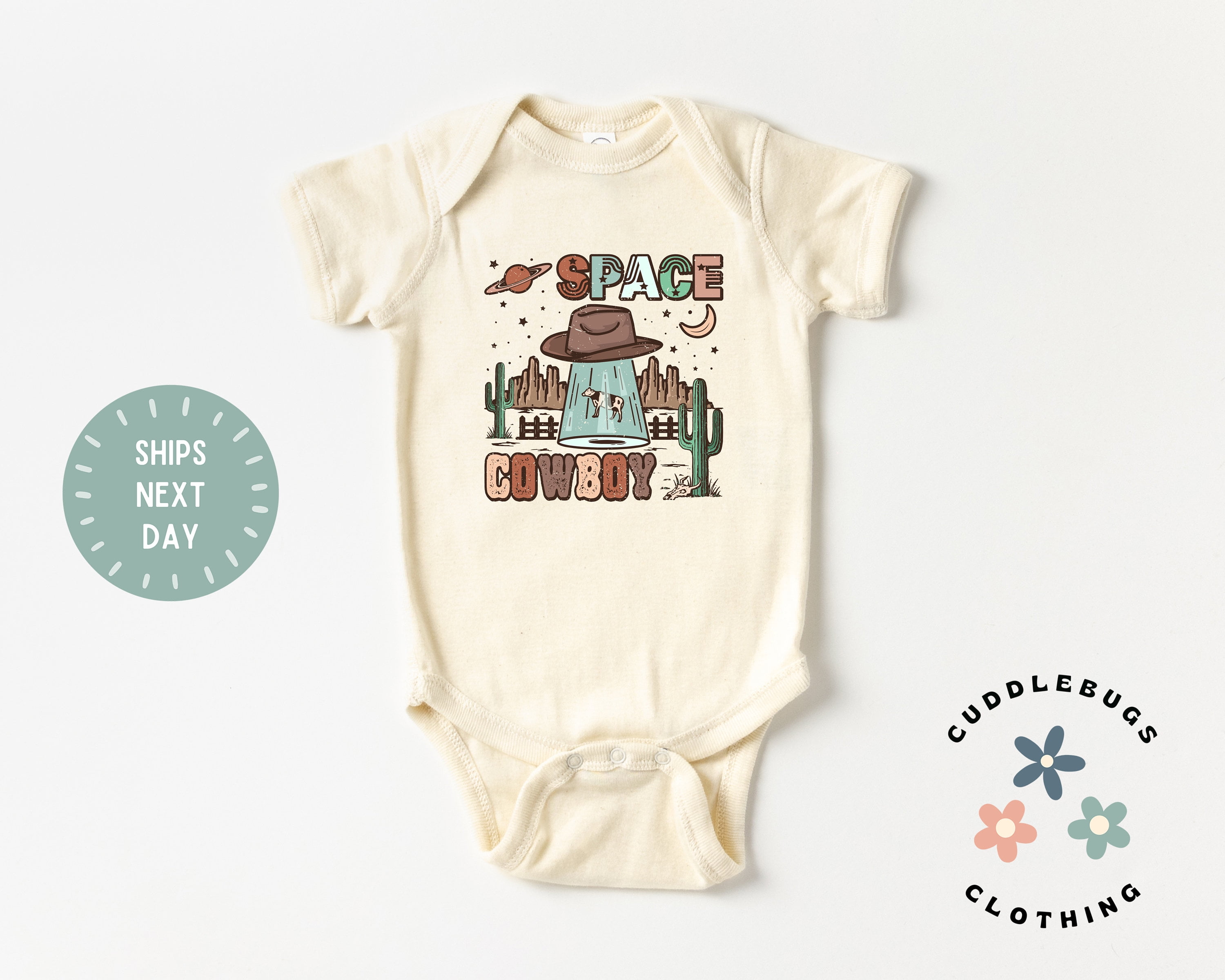 Bella Canvas with Space Cowboy, Retro Baby Western, Cute Baby Outfit ...