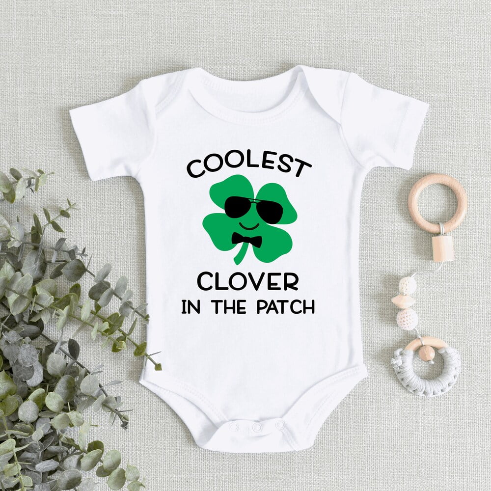 Bella Canvas with St. Patrick'S Day, Coolest Clover In The Patch, Lucky Clover Cute, Funny St ...
