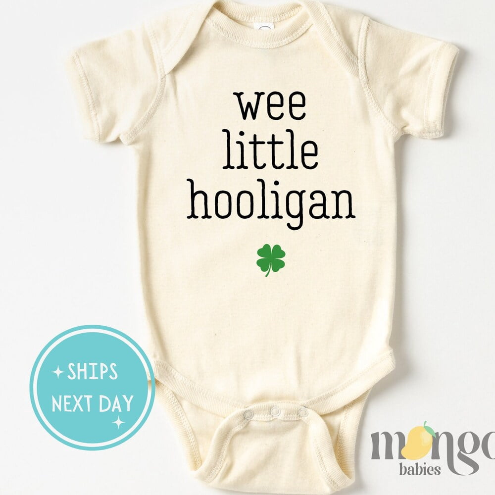 Bella Canvas with St Patrick'S s Wee Little Hooligan Kids Shirt St ...