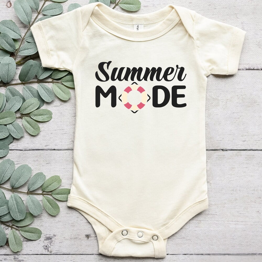 Bella Canvas with Summer Mode, Vacay Mode, Summer Baby Gifts, Vacation Newborn, Newborn Gift ...