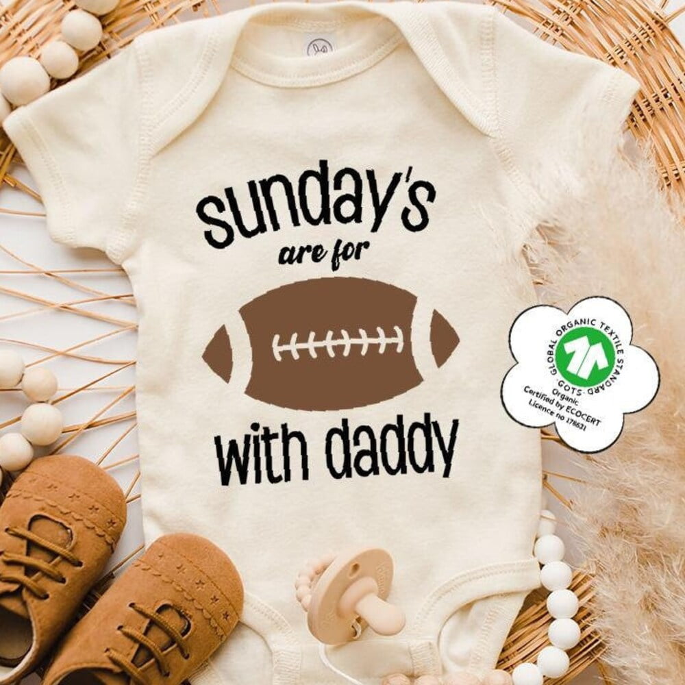 Bella Canvas with Sunday'S Are For Football With Daddy, Football With ...