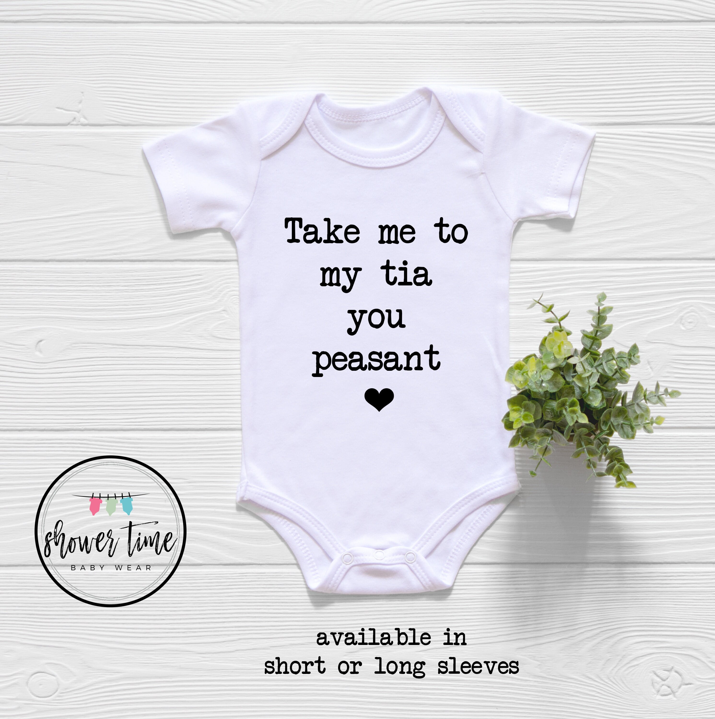 Bella Canvas with Take Me To My Tia You Peasant - Cute Tia - Funny Tia ...