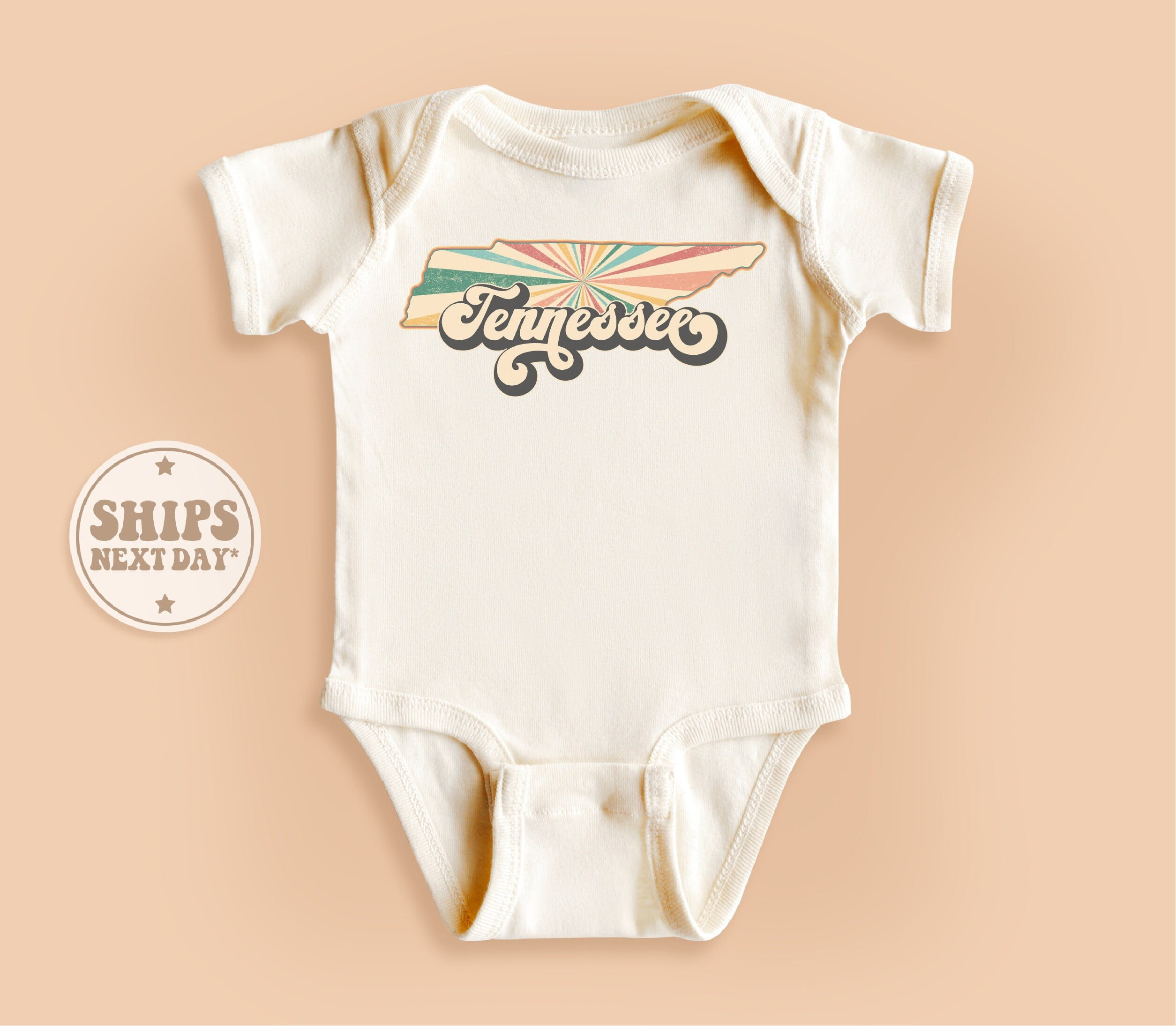 Bella Canvas with Tennessee State, Retro Natural, Tennessee Map ...