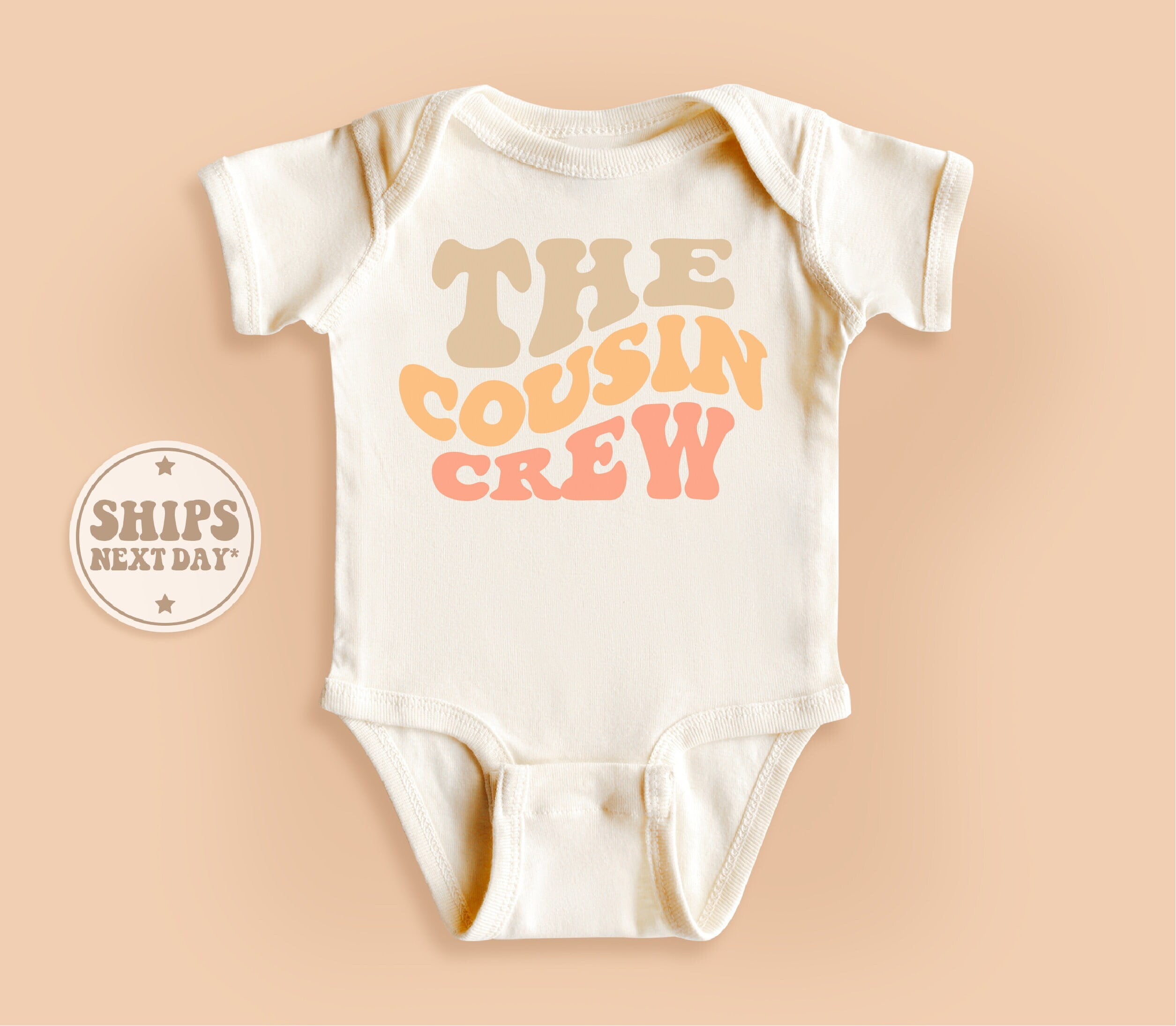 Bella Canvas with The Cousin Crew, New Cousin, Boho Retro Kids Shirt, Matching Cousins Cute and ...