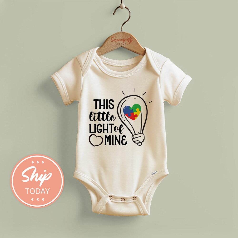 Bella Canvas with This Little Light Of Mines, Cute Autism, Motivational ...