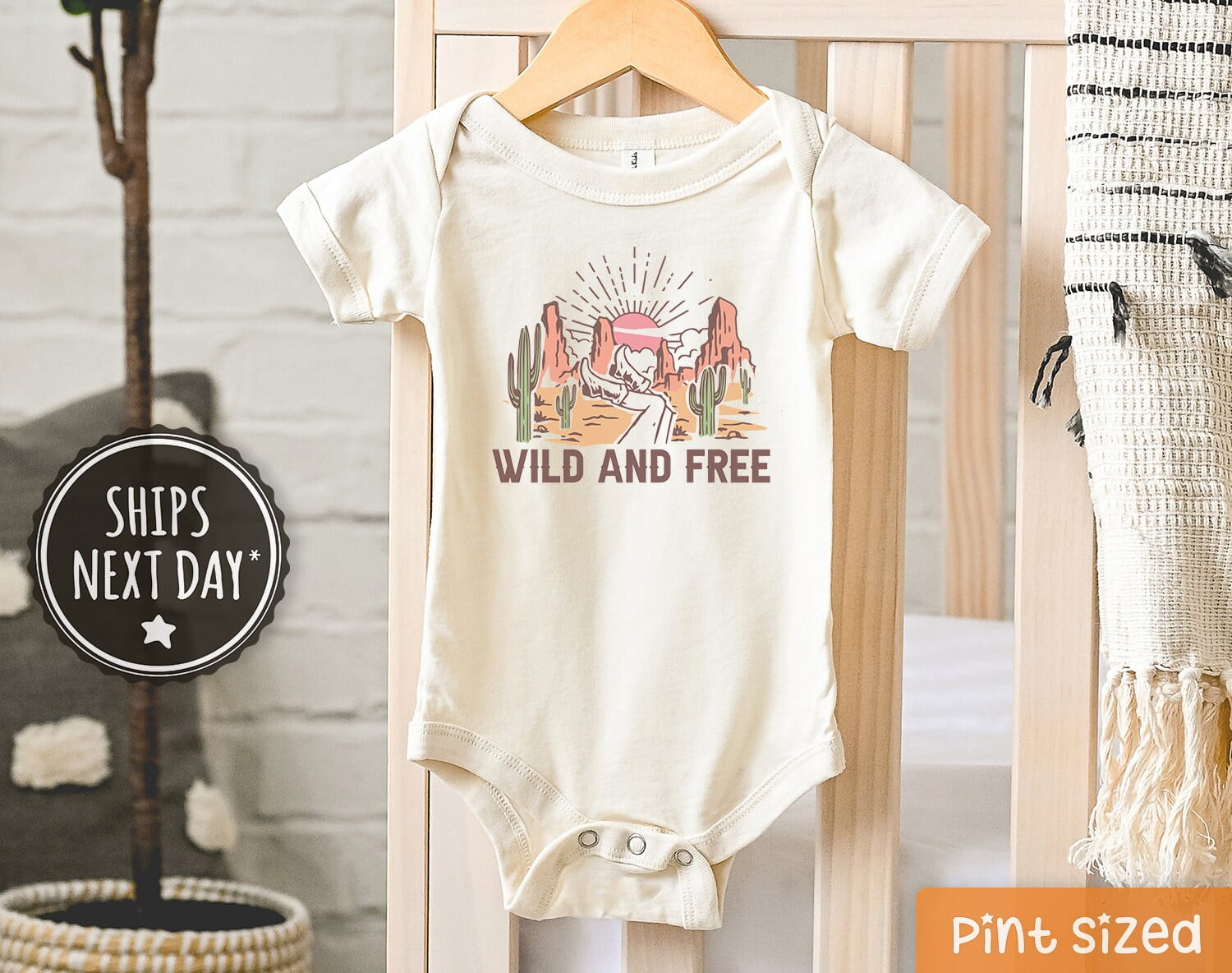 Bella Canvas with Wild And Free, Boho Country, Cute Hippie Cute Baby ...