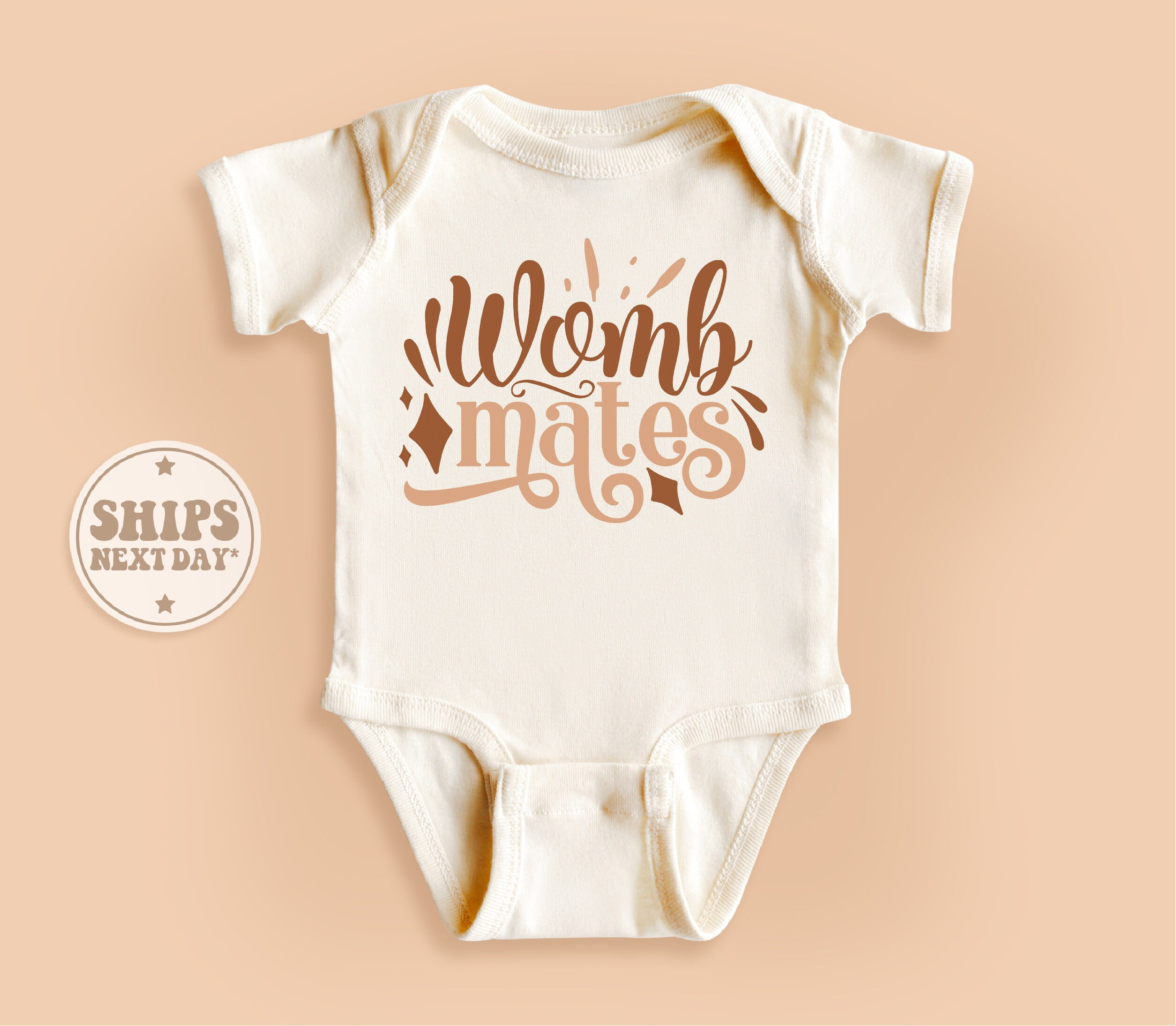 Bella Canvas with Womb Mates Twin, Twin, Funny Best Friends Twin Cute ...