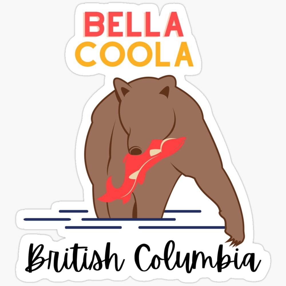 Bella Coola Valley - British Columbia Sticker Phone Decal Water Bottle ...