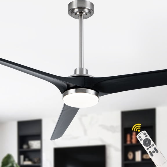Bella Depot 72" Modern LED Ceiling Fan 6-Speed Reversible Chandelier ...