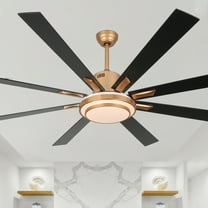 Bella Depot 72" Modern LED Ceiling Fan 6-Speed Reversible Chandelier ...