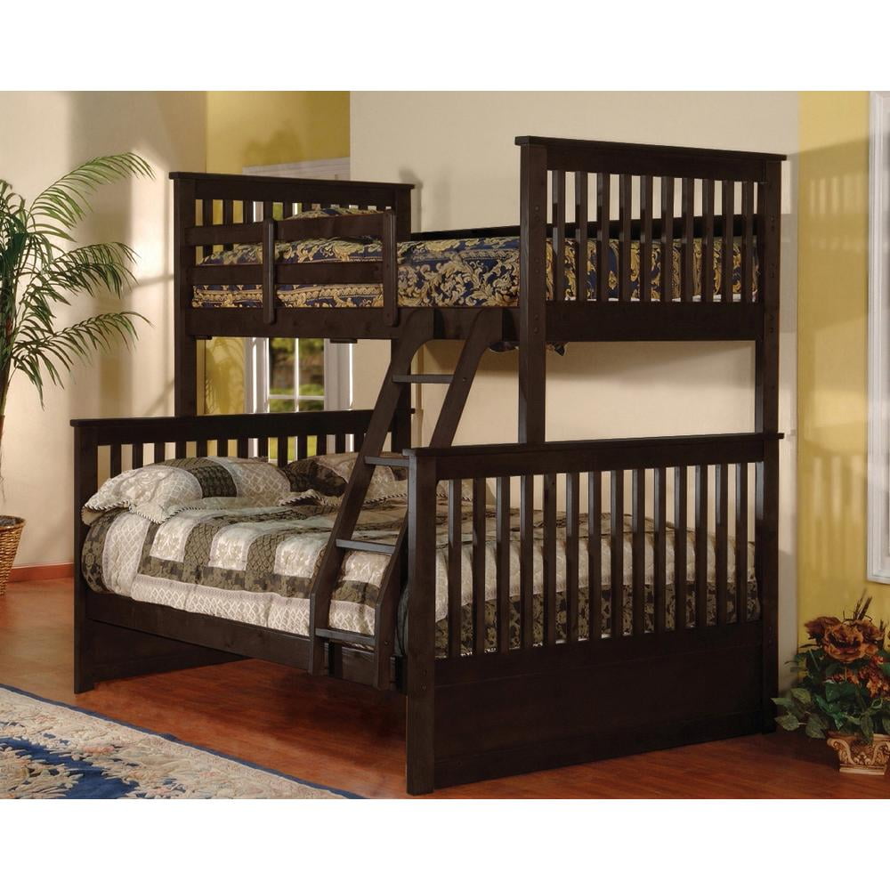 Bella Esprit Archie Twin Over Full Bunk Bed –Java - Walmart.com