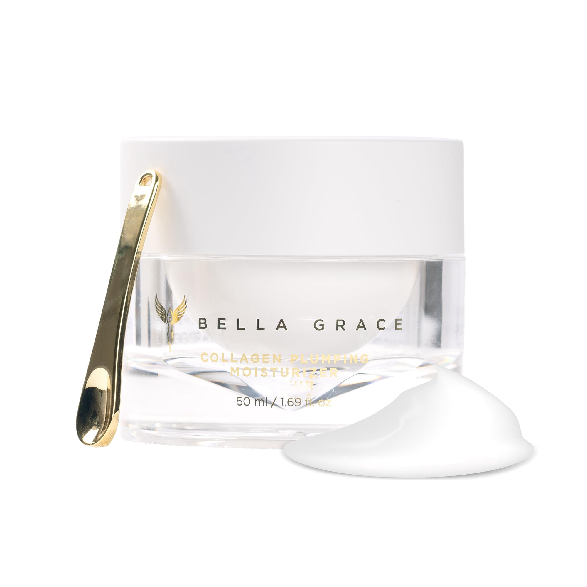 Bella Grace Collagen Plumping Face Moisturizer, Hydrating Skin Moisturizer Face Cream with ...