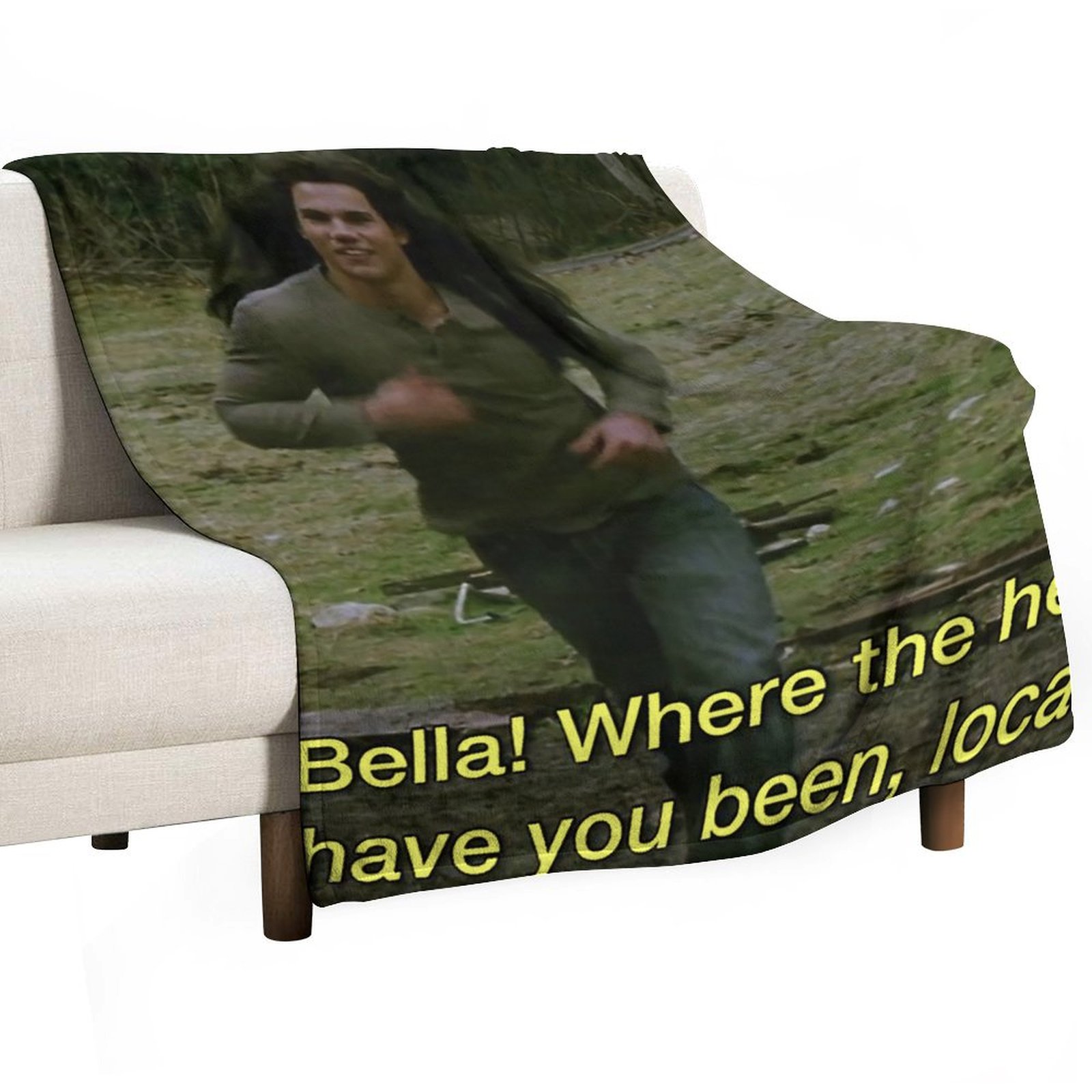 Bella Where The Holl Have You Been Loca Cartoon Throw Blanket Anime ...