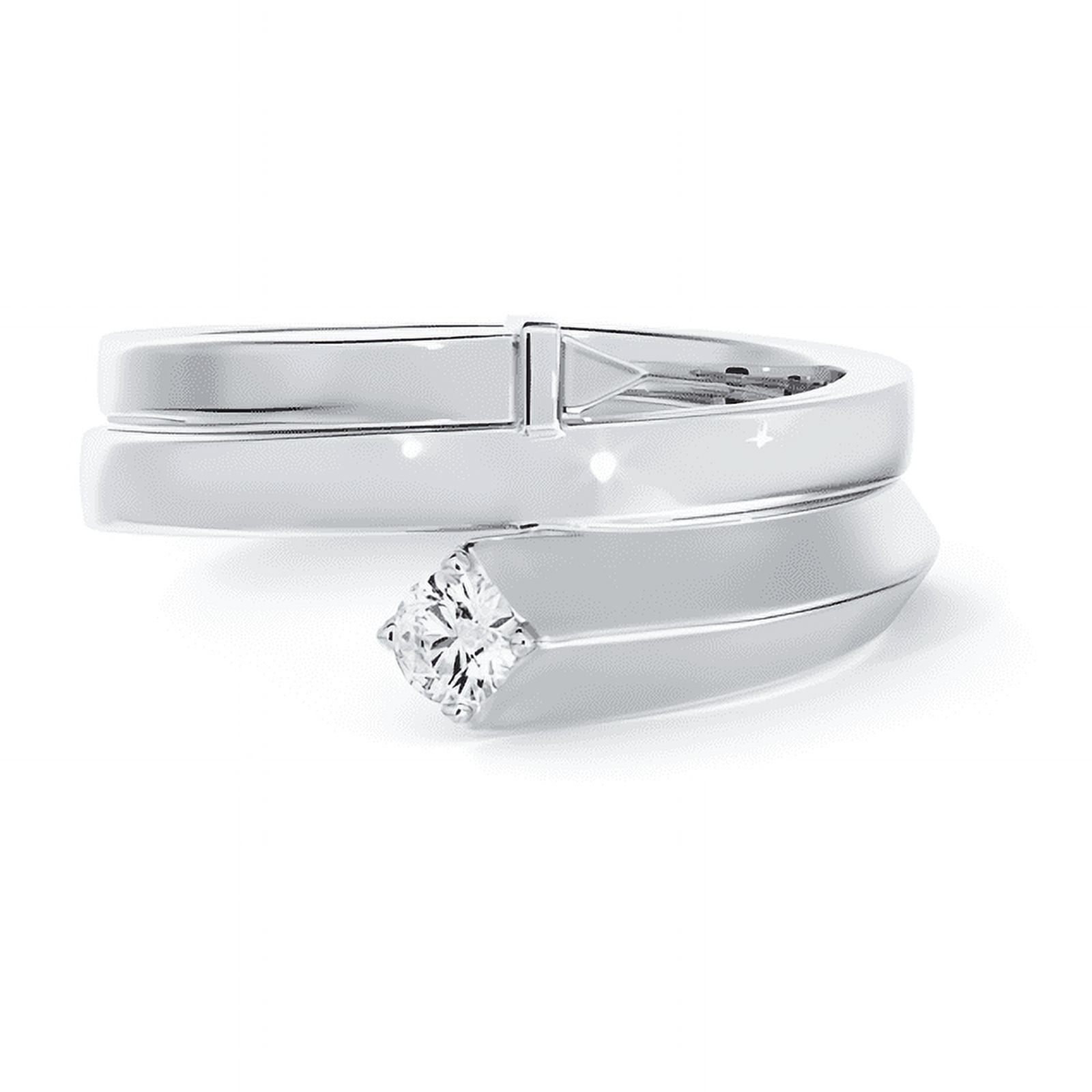 Bella Jewel 1.11 Ct Round Cut Lab Created Diamond Ring - Stamped 14K ...