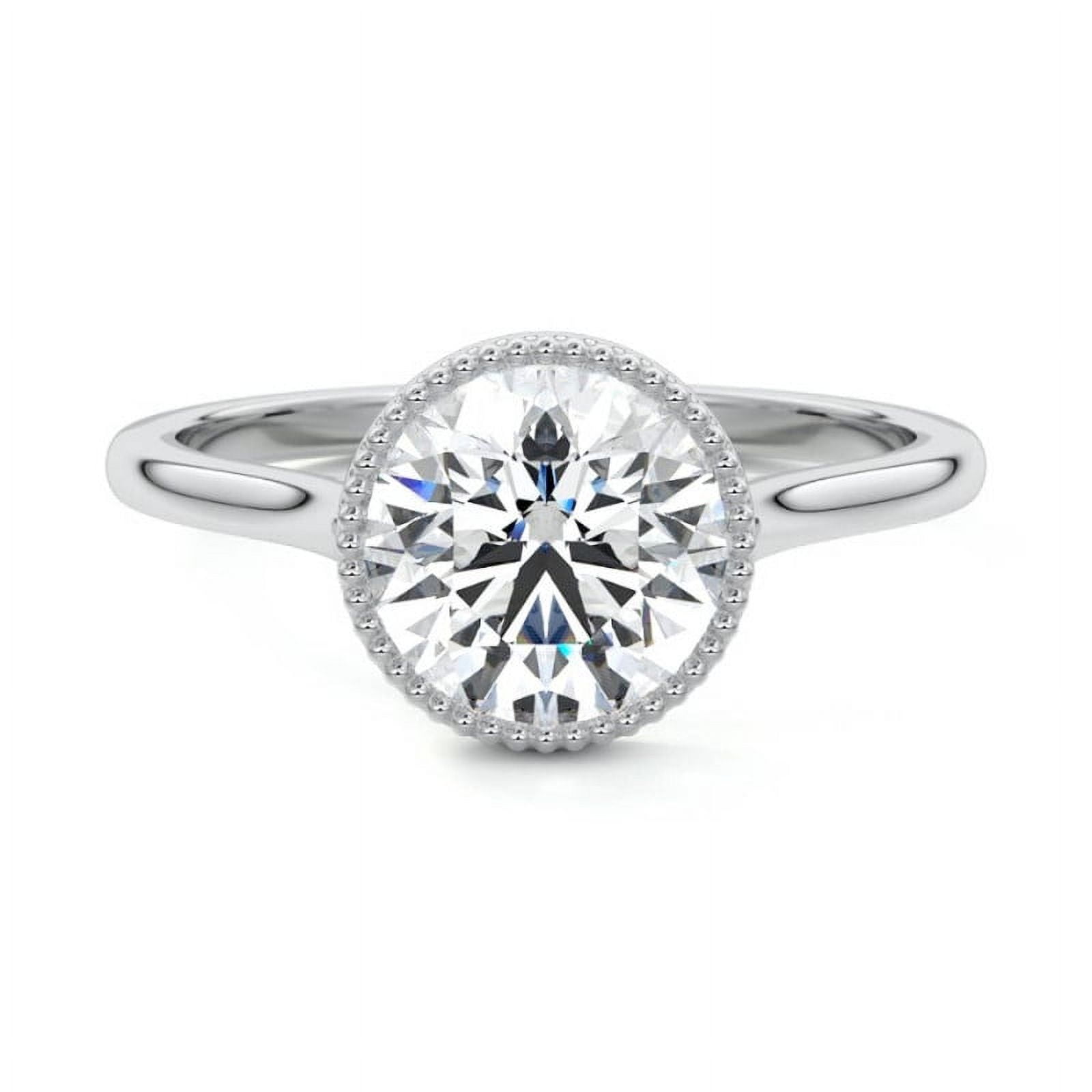 Bella Jewel 1.5 Ct Brilliant Round Cut Lab Created Diamond Wedding Ring ...
