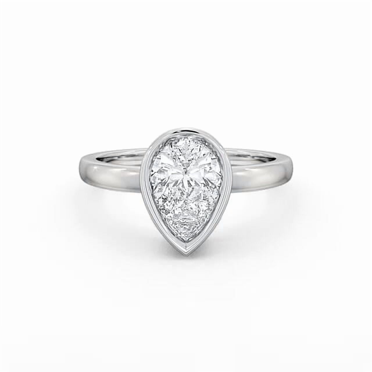 Bella Jewel 1.7 Ct Pear Cut Lab Created Diamond Engagement Ring – 14K ...