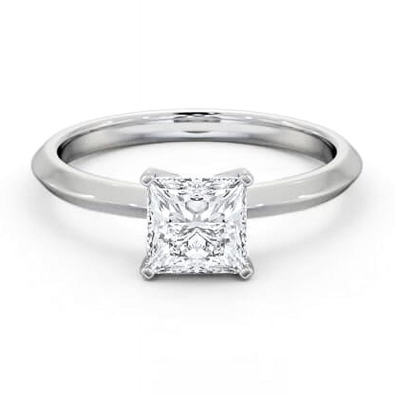 Bella Jewel 1.7 Ct Princess Cut VVS1 Lab Created Diamond Engagement ...