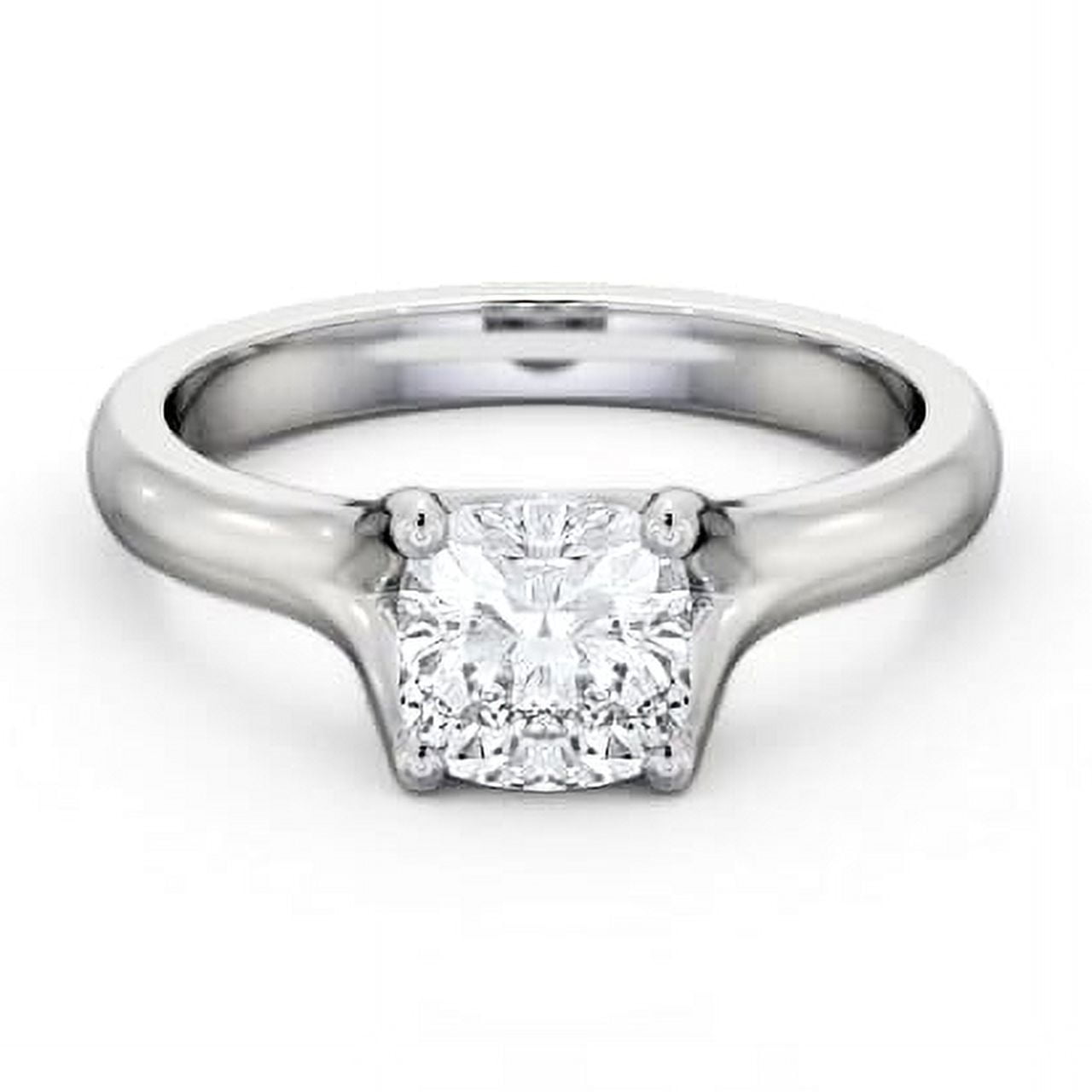 Bella Jewel 1.8 Ct Cushion Cut Lab Created Diamond Engagement Ring ...