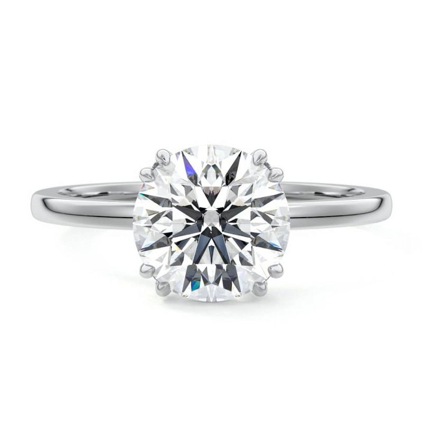 Bella Jewel 1.88 Ct Lab Created Diamond Round Cut Engagement Ring ...