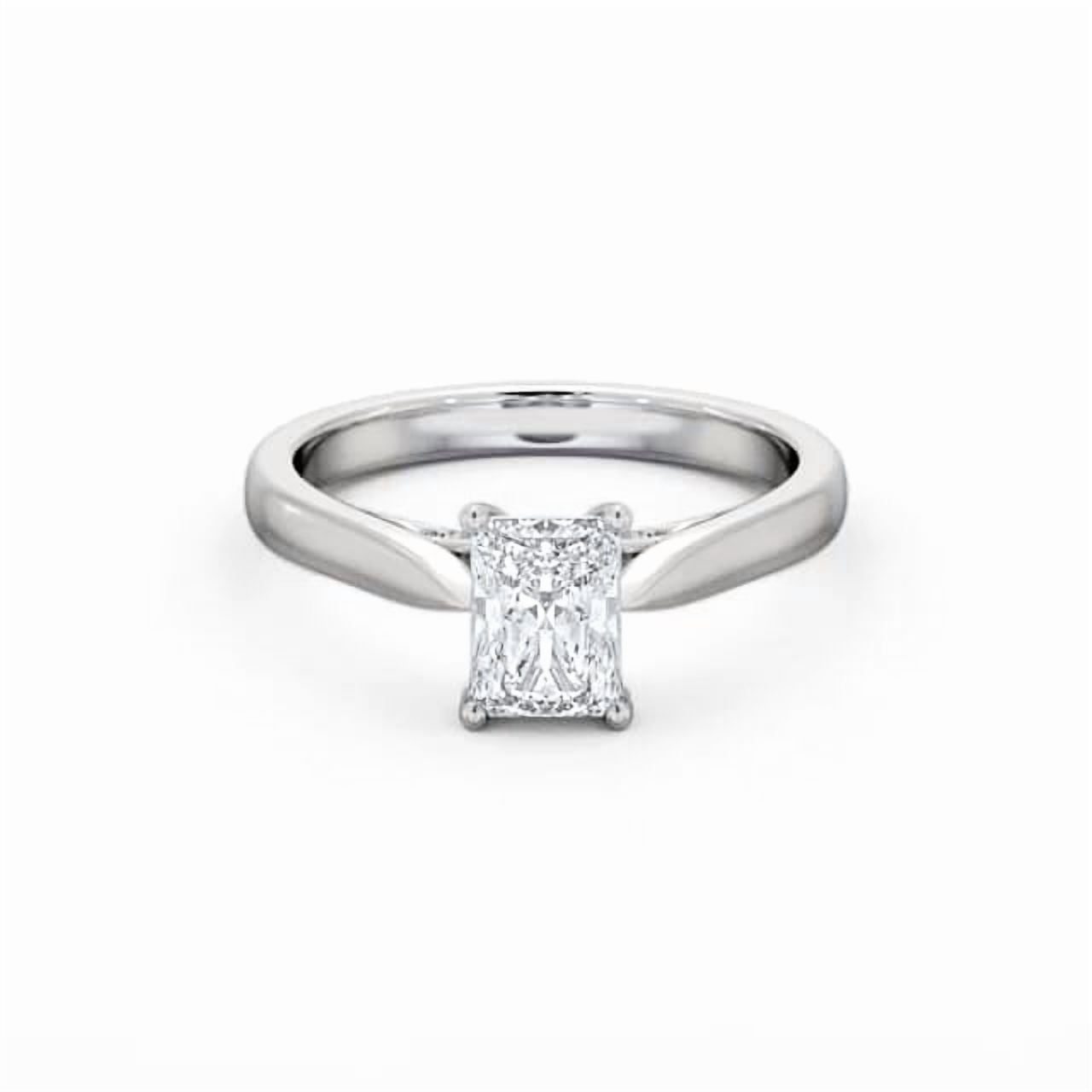 Bella Jewel 1.9 Ct Radiant Cut Diamond Ring – 14K White Gold Plated ...