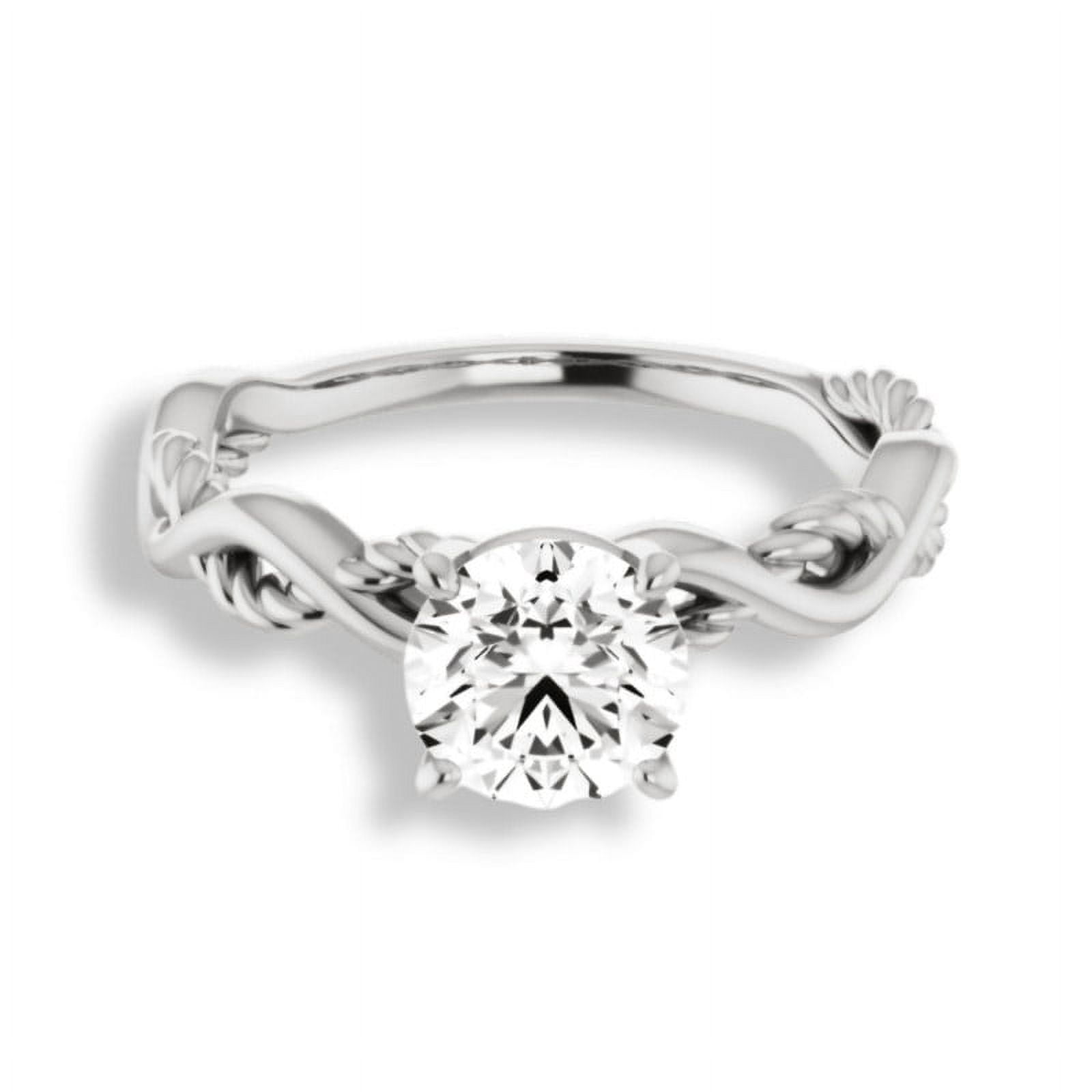 Bella Jewel 14K White Gold Plated 1.92 Ct Round Cut Diamond Ring for ...