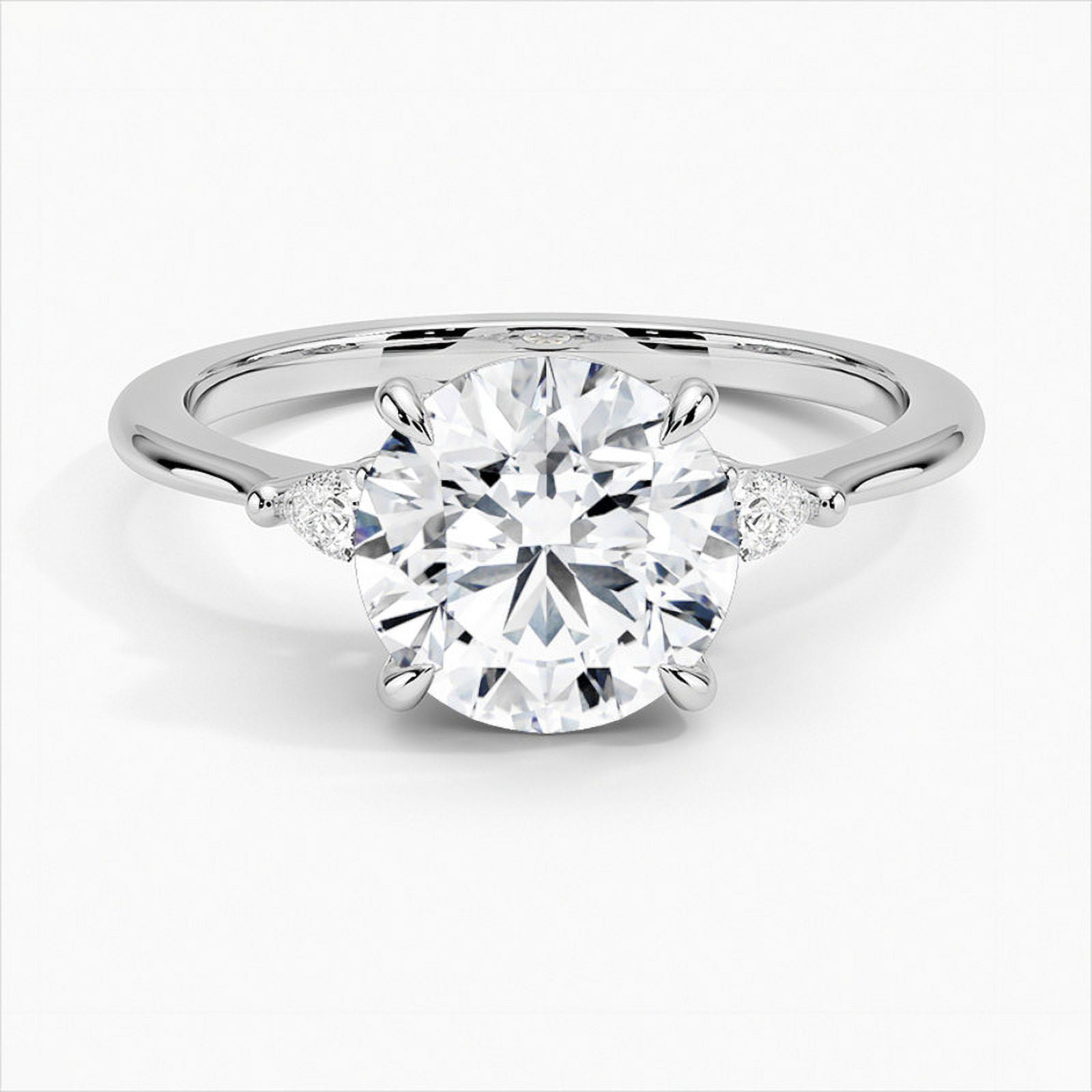 Bella Jewel 2.10 Ct Round Brilliant Cut Ring - Classic Wedding Ring for ...