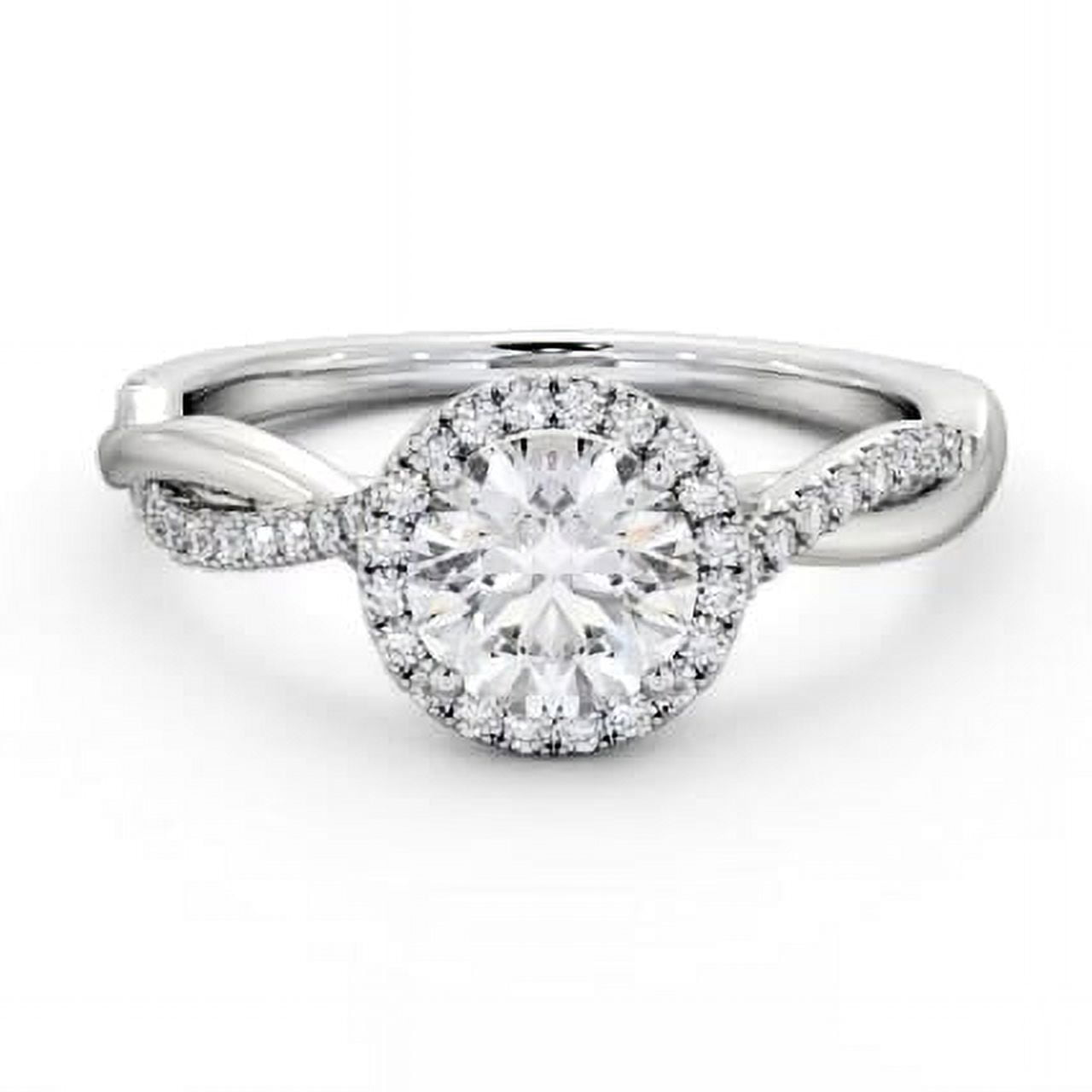 Bella Jewel 2.2 Ct Brilliant Round Cut Solitaire Diamond Ring – Halo ...