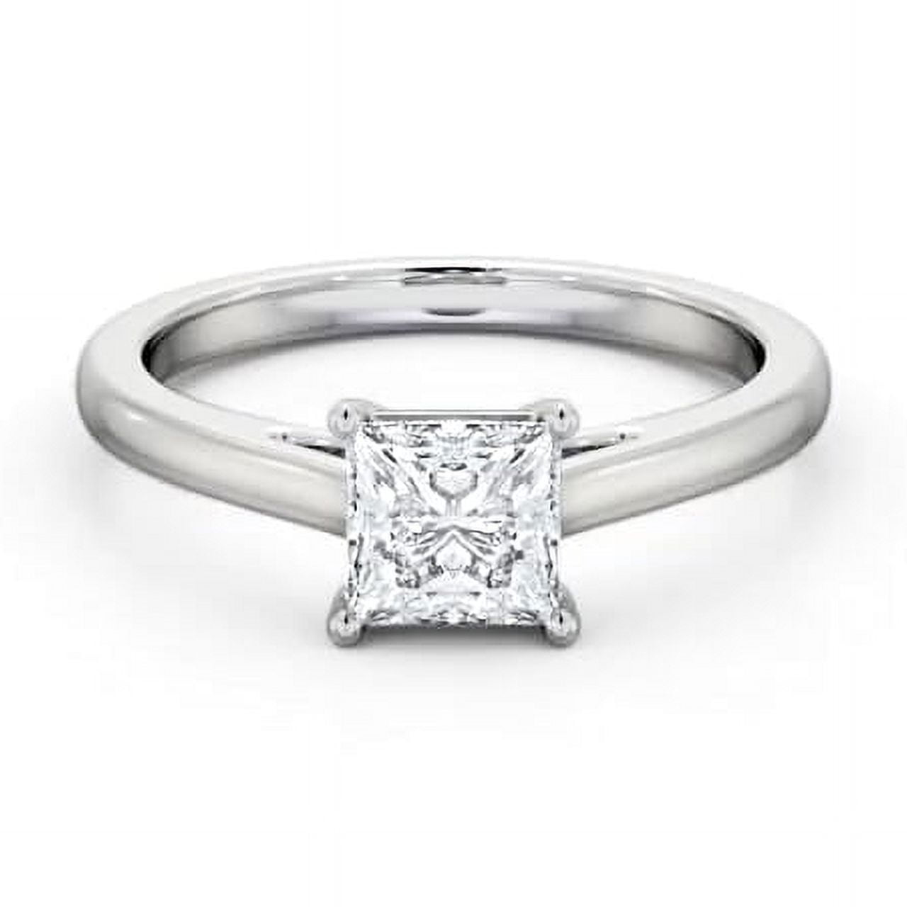 Bella Jewel 2 Ct Princess Cut Lab Created Diamond Engagement Ring - 14K ...