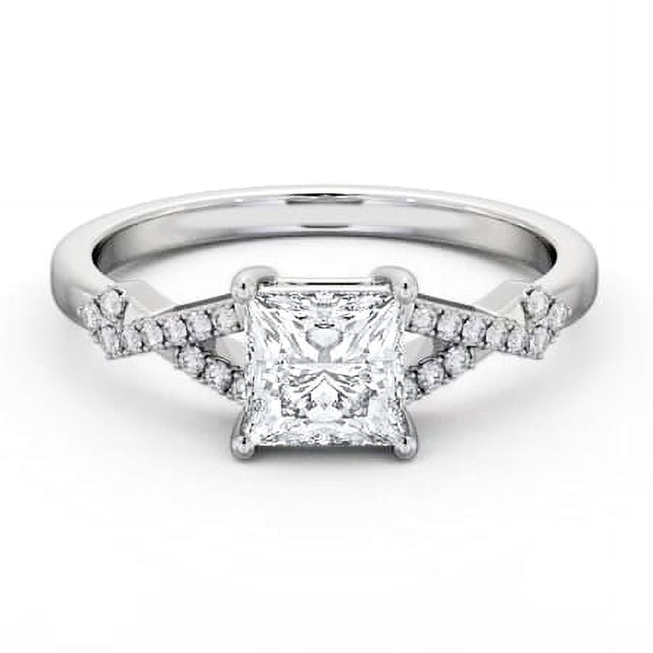 Bella Jewel 2 Ct Princess Cut Lab Created Diamond Ring – Crossover ...