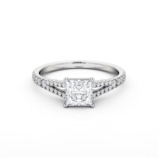 Bella Jewel 2 Ct Princess Cut Lab Created Diamond Ring – Solitaire with ...
