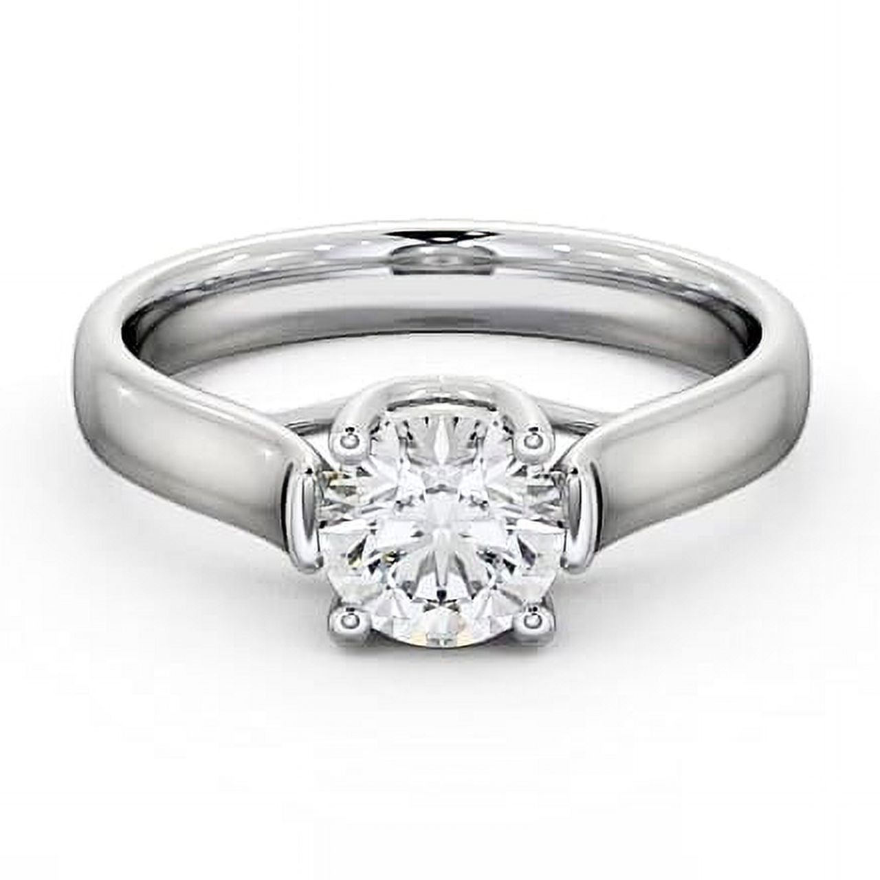 Bella Jewel Round-Cut 1.6 Ct Lab-Created Diamond Engagement Ring – 14K ...