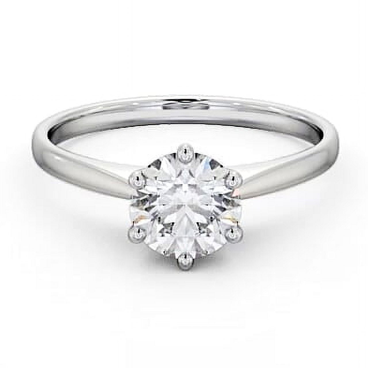 Bella Jewel Round-Cut 1.6 Ct Lab-Created Diamond Solitaire Engagement ...