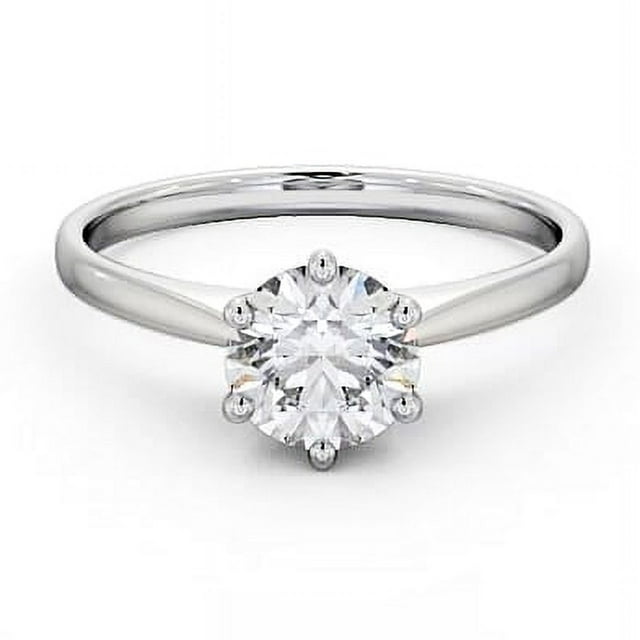 Bella Jewel Round-Cut 1.6 Ct Lab-Created Diamond Solitaire Engagement ...