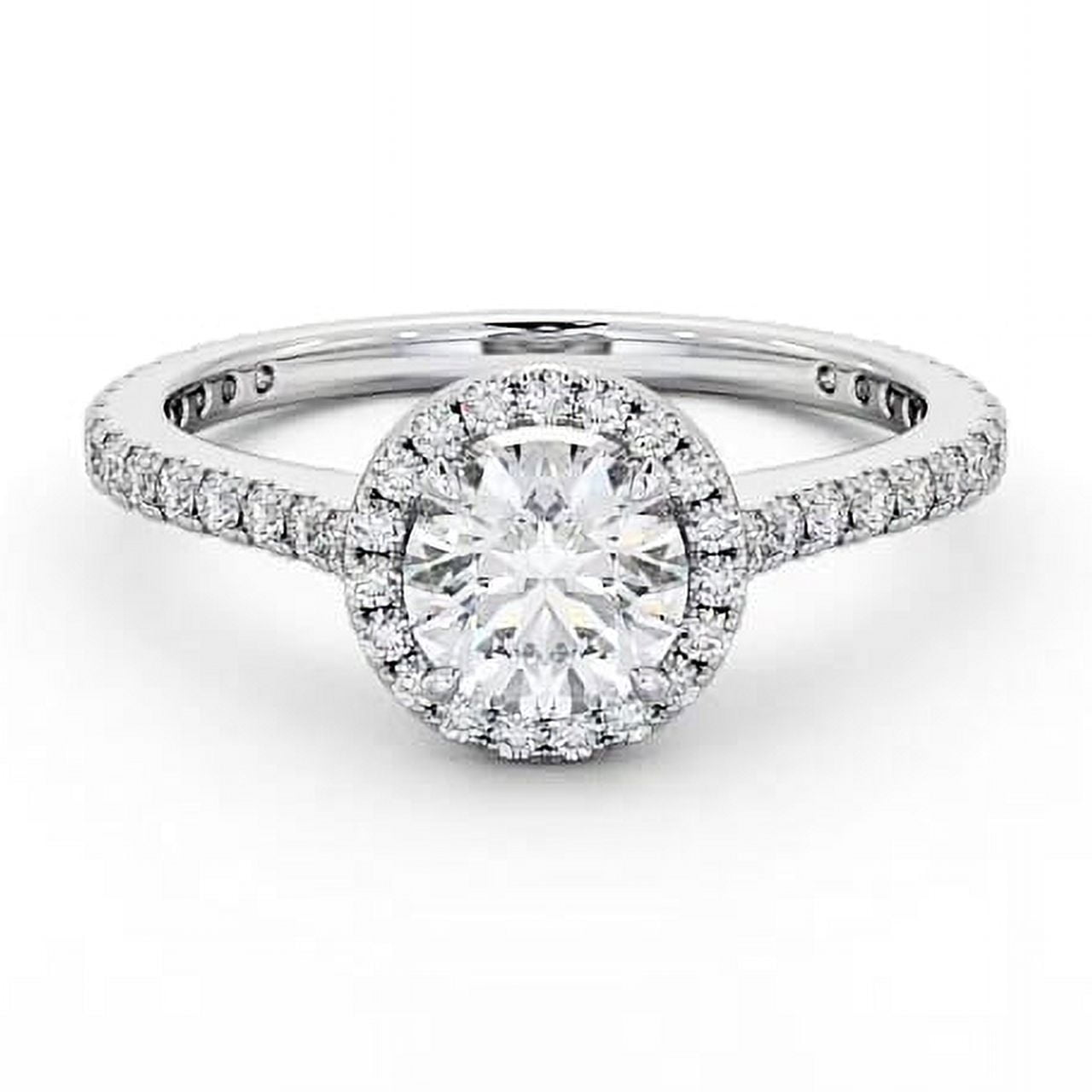 Bella Jewel Round Cut 1.7 Ct Lab Created Diamond Ring – Solitaire with ...